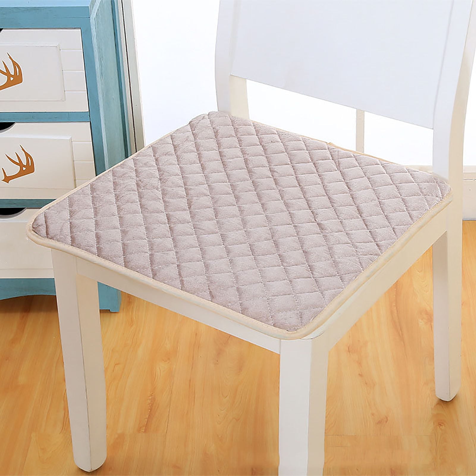 HEVIRGO Chair Cushion with Straps, 12-18 Inch Dustproof Decorative ...