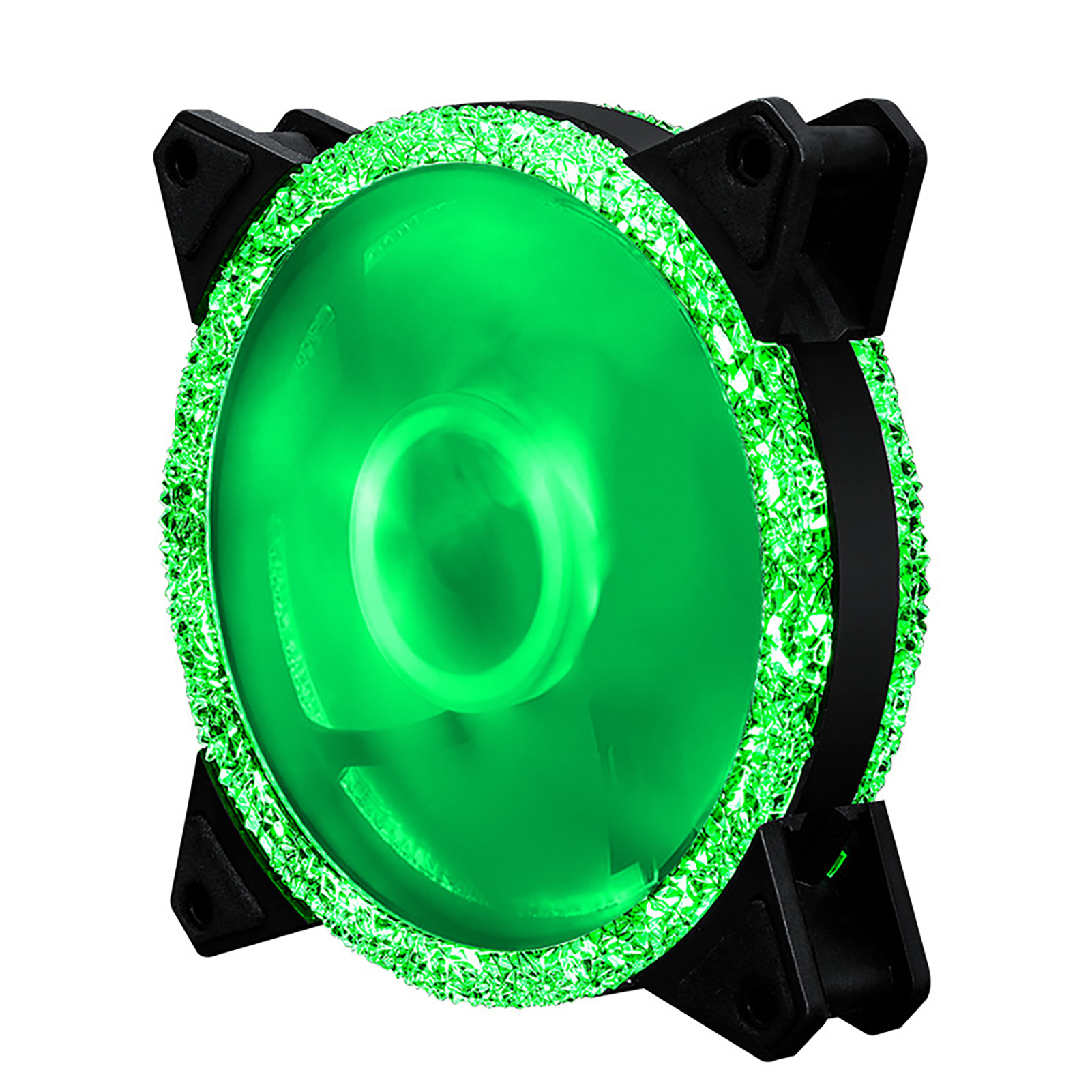 HEVIRGO Computer Case Fan Mute Adjustable 12cm RGB Lights PC Cooling ...