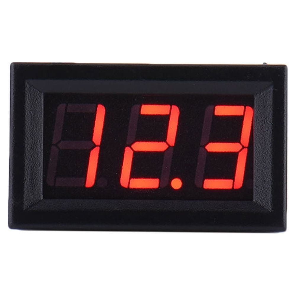 HEVIRGO DC4.5V-30V 0.56inch Screen 2-Wire Mini LED Digital Voltmeter ...