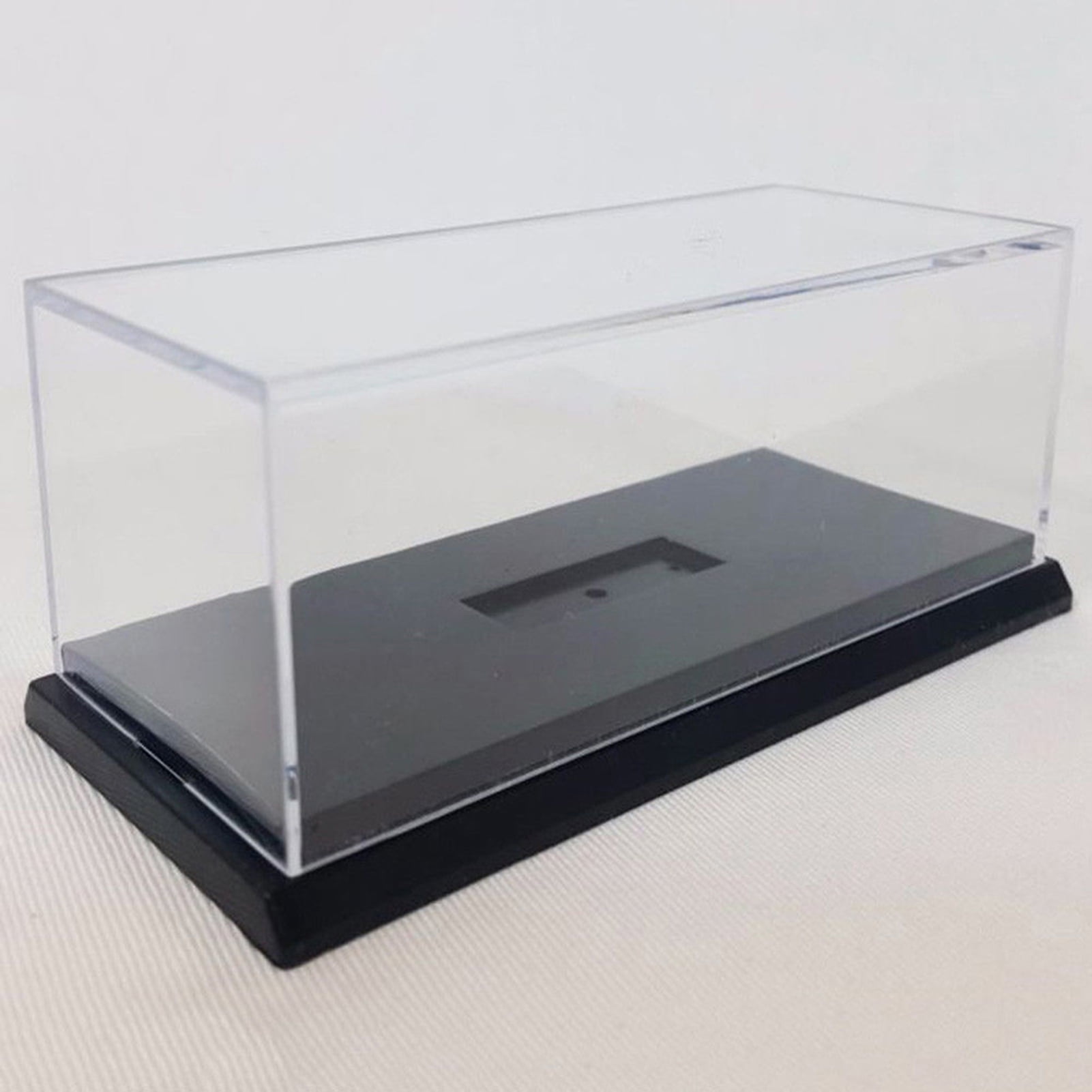 HEVIRGO Display Case Clear Dust Proof Acrylic Clear Display Box Storage ...