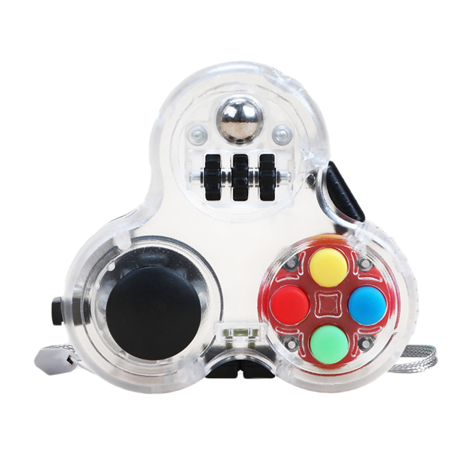 HEVIRGO Fidget Pad Toys Stress Relief Vibrant Color Finger Flexibility Hand Toys Fidget Pad for ...