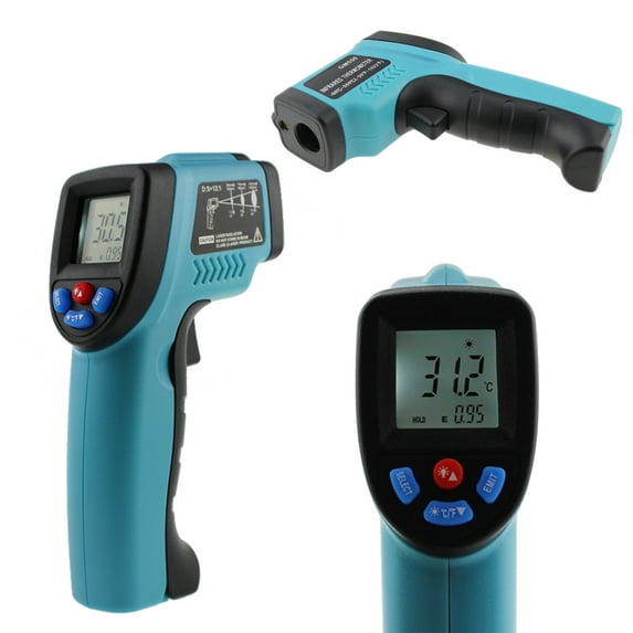 HEVIRGO GM550 Infrared Thermometer, LCD Backlight, Non-Contact, -50~550 ...