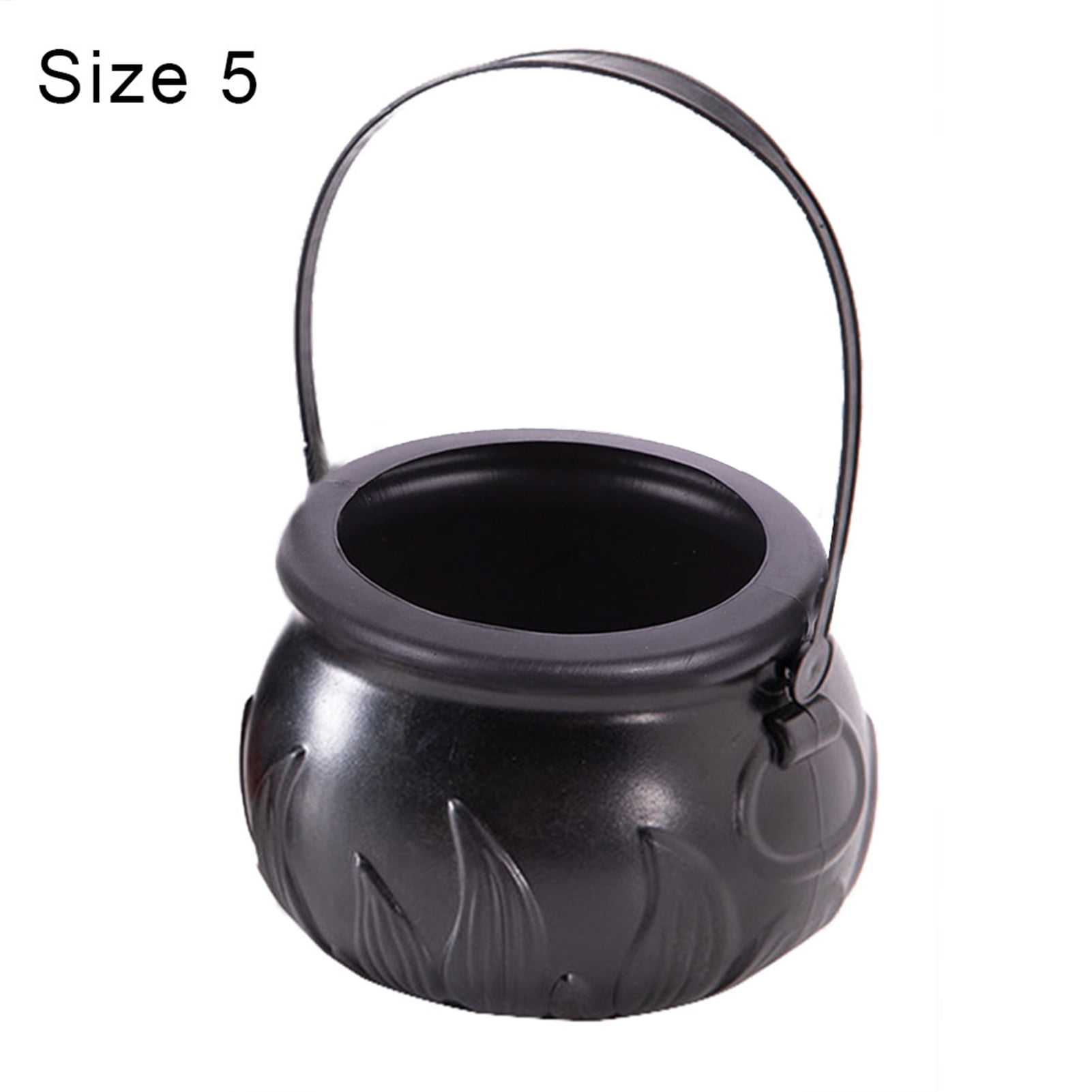 HEVIRGO Halloween Candy Pot Witch Prank Toy Ornament Novelty Cauldron ...