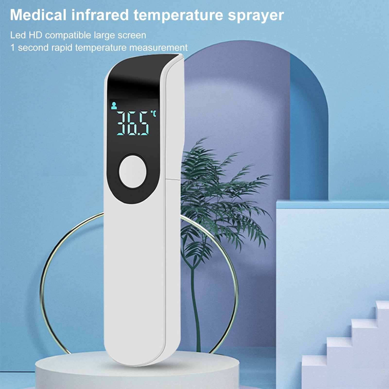 HEVIRGO Handheld Digital Infrared Thermometer, Non-Contact Accurate ABS ...