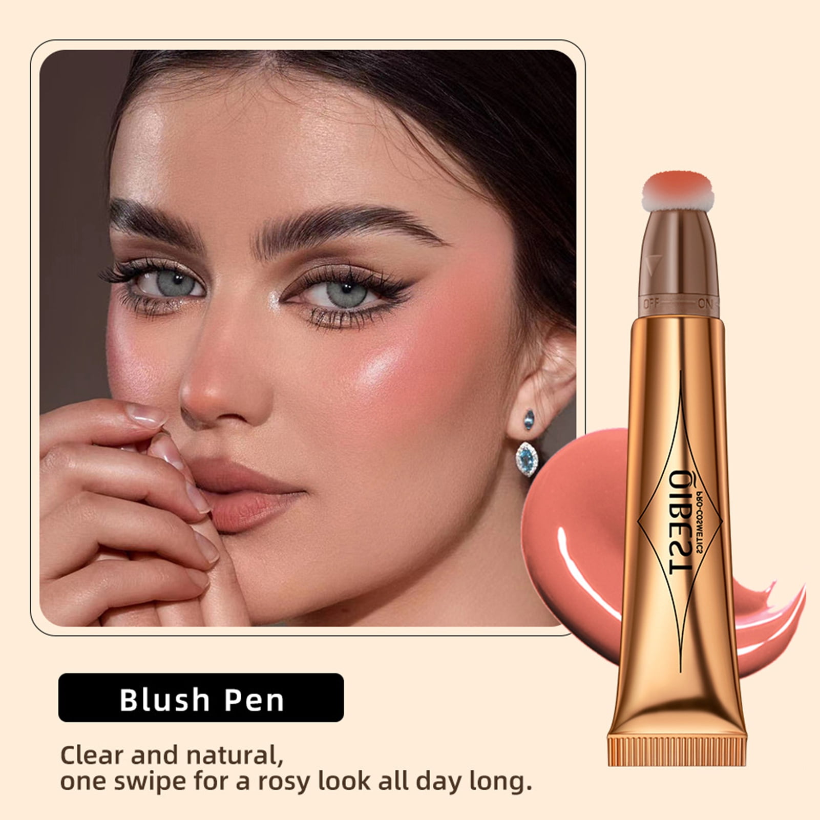 HEVIRGO Makeup Pen Good Spreadability Silky Smooth Uniform Color ...