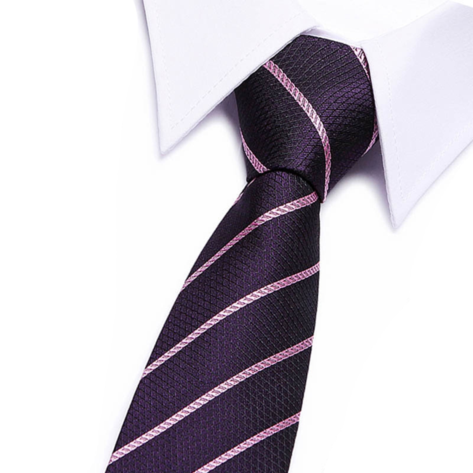 HEVIRGO Men Necktie Multiple Pattern Designs Rich Colors Suit Tie ...