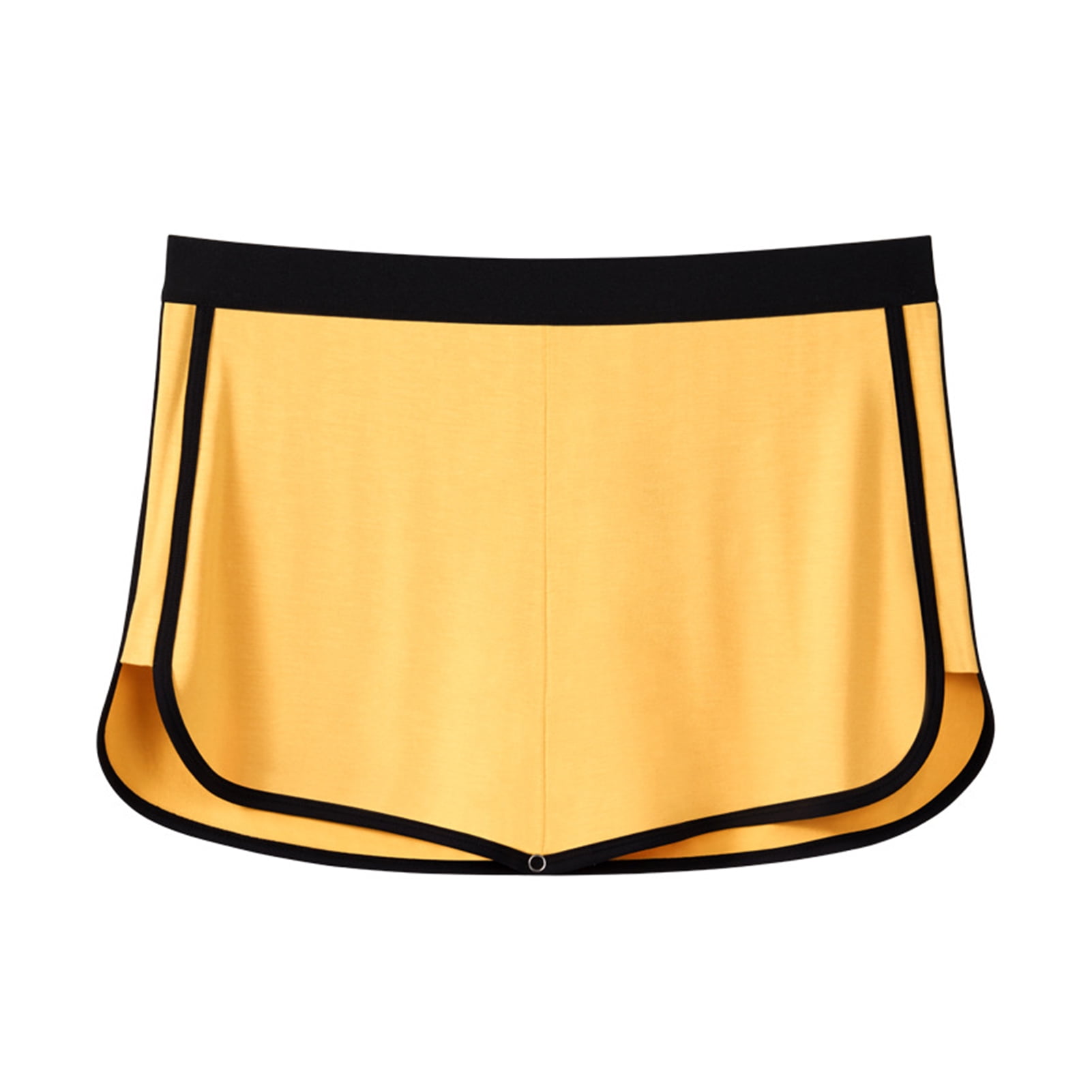 HEVIRGO Men Shorts Underwear with Triangle Lining Elastic Waist Double ...