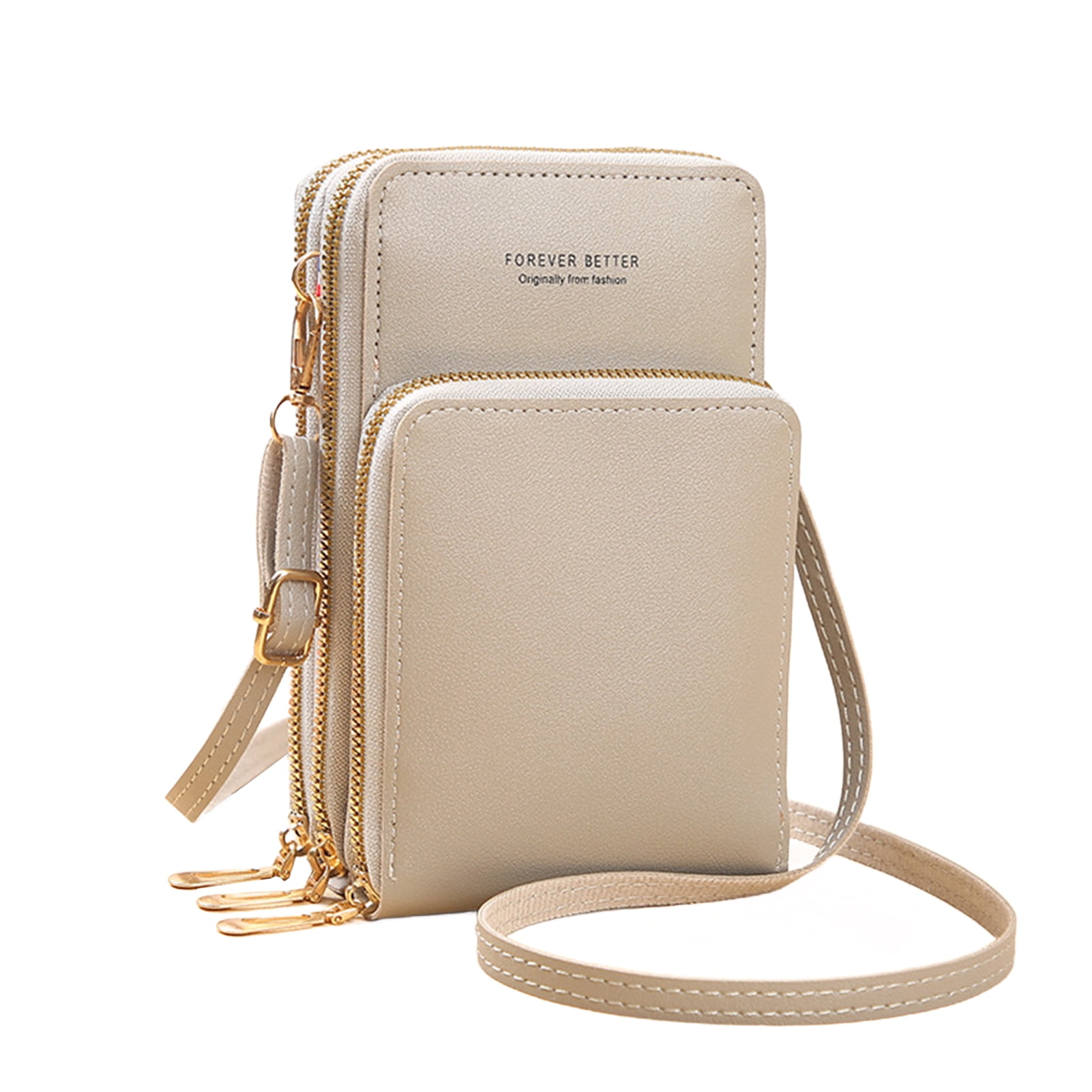 HEVIRGO Mobile Phone Bag with Transparent Screen-touching Window Sling ...