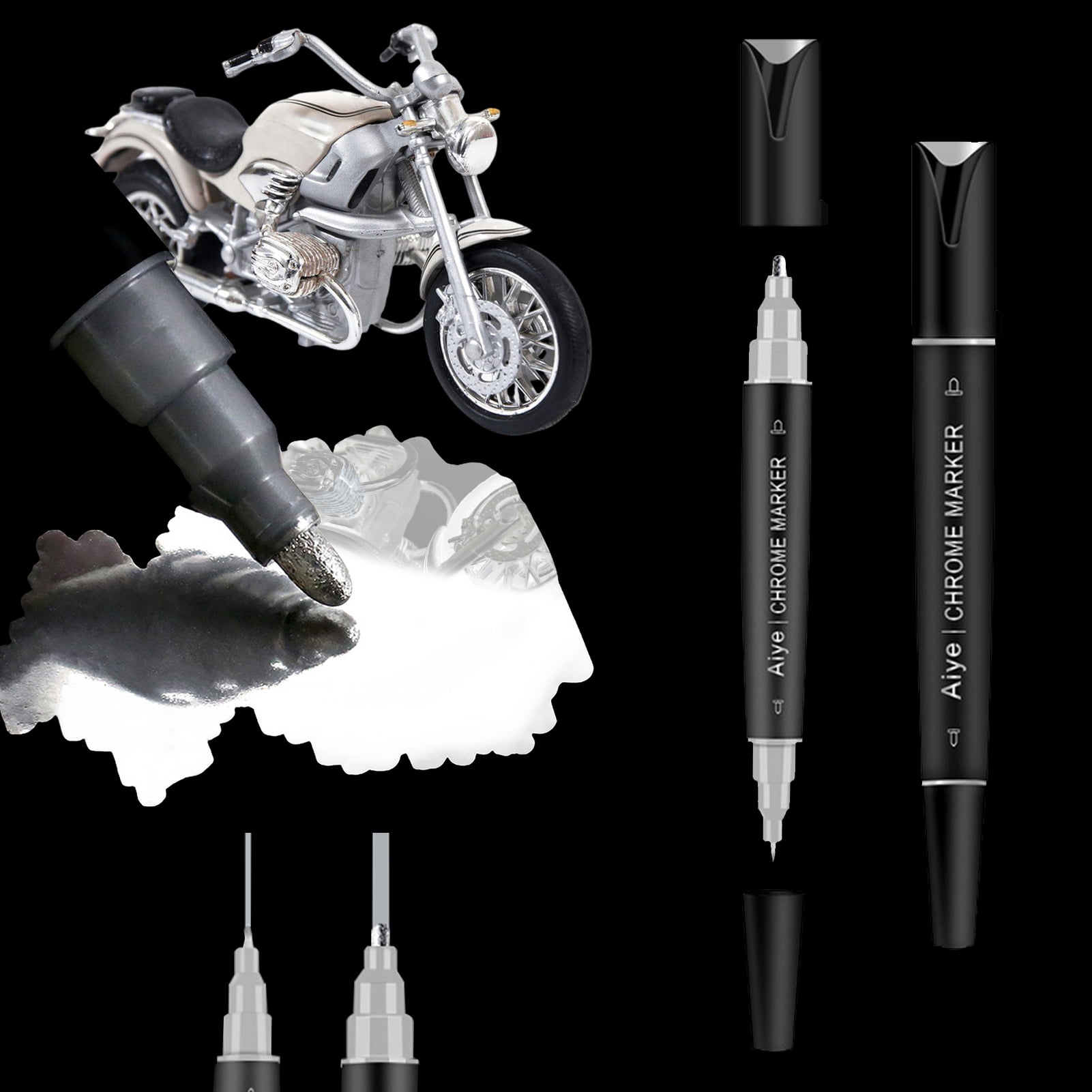 HEVIRGO Paint Marker Reflective Easy to Color Highly Opaque Waterproof ...