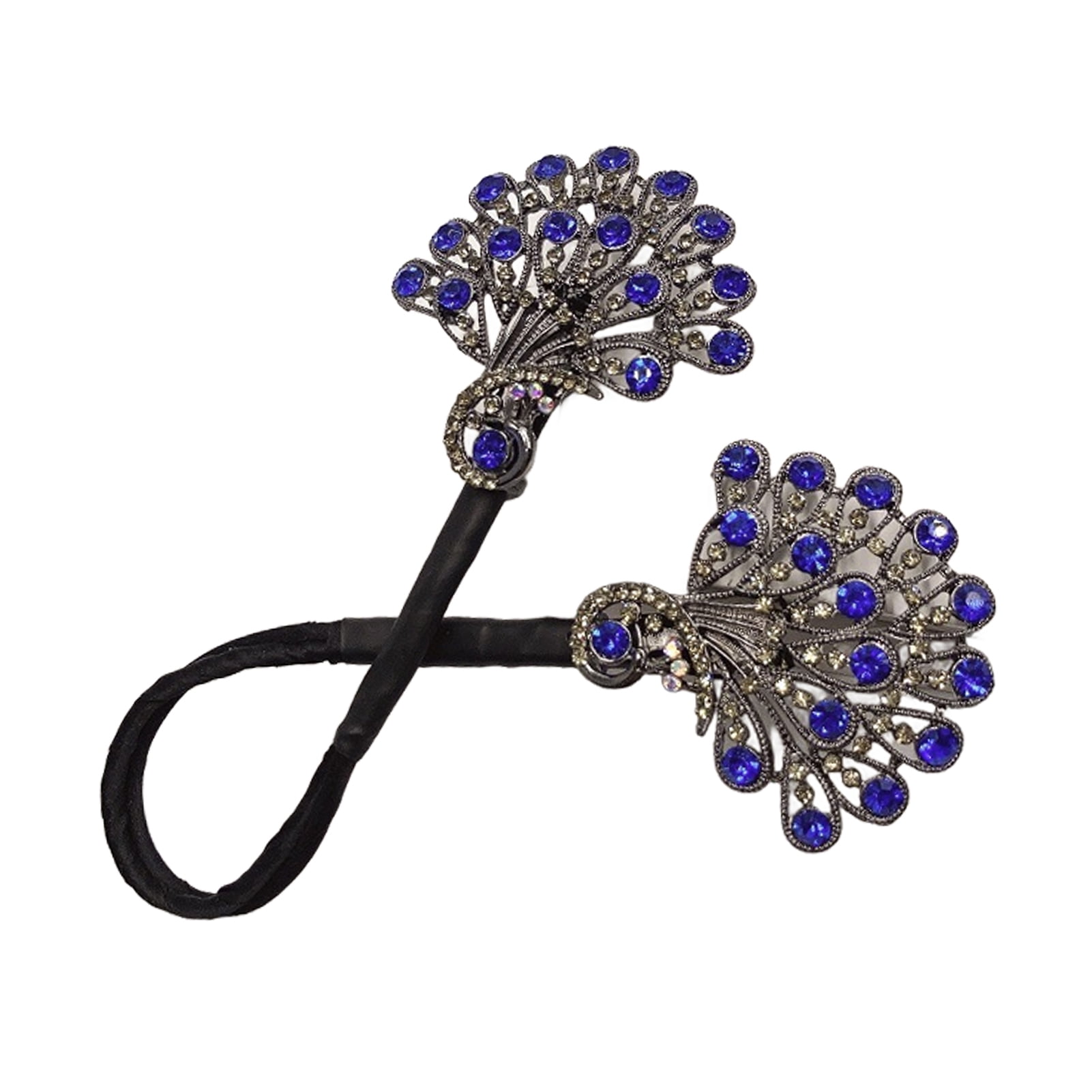 HEVIRGO Peacock Shape Hair Clip Bun Maker Women Peacock Hairstyle Twist ...