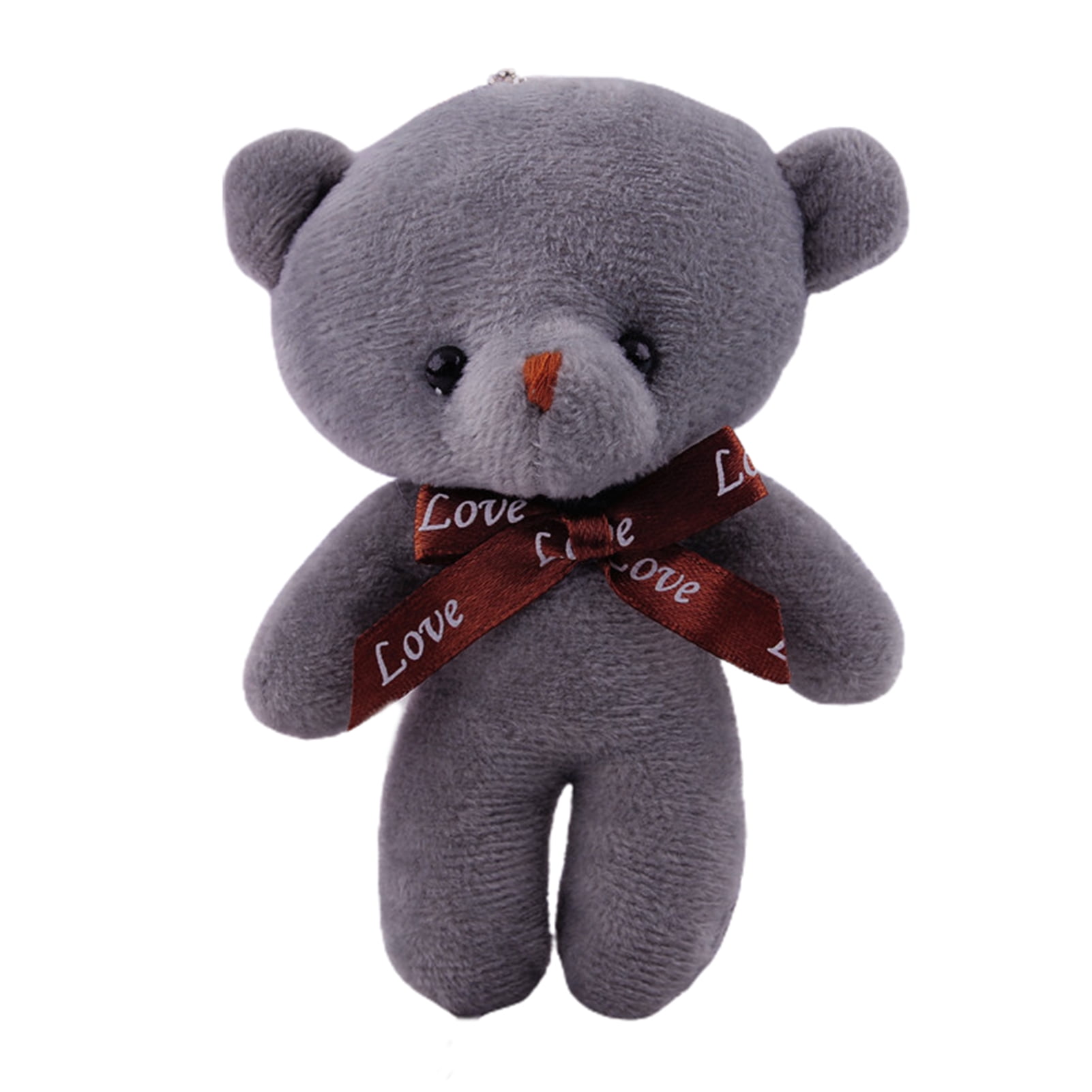 HEVIRGO Plush Pendant Bear Shape Cute Face Lovely Mini Plush Conjoined ...