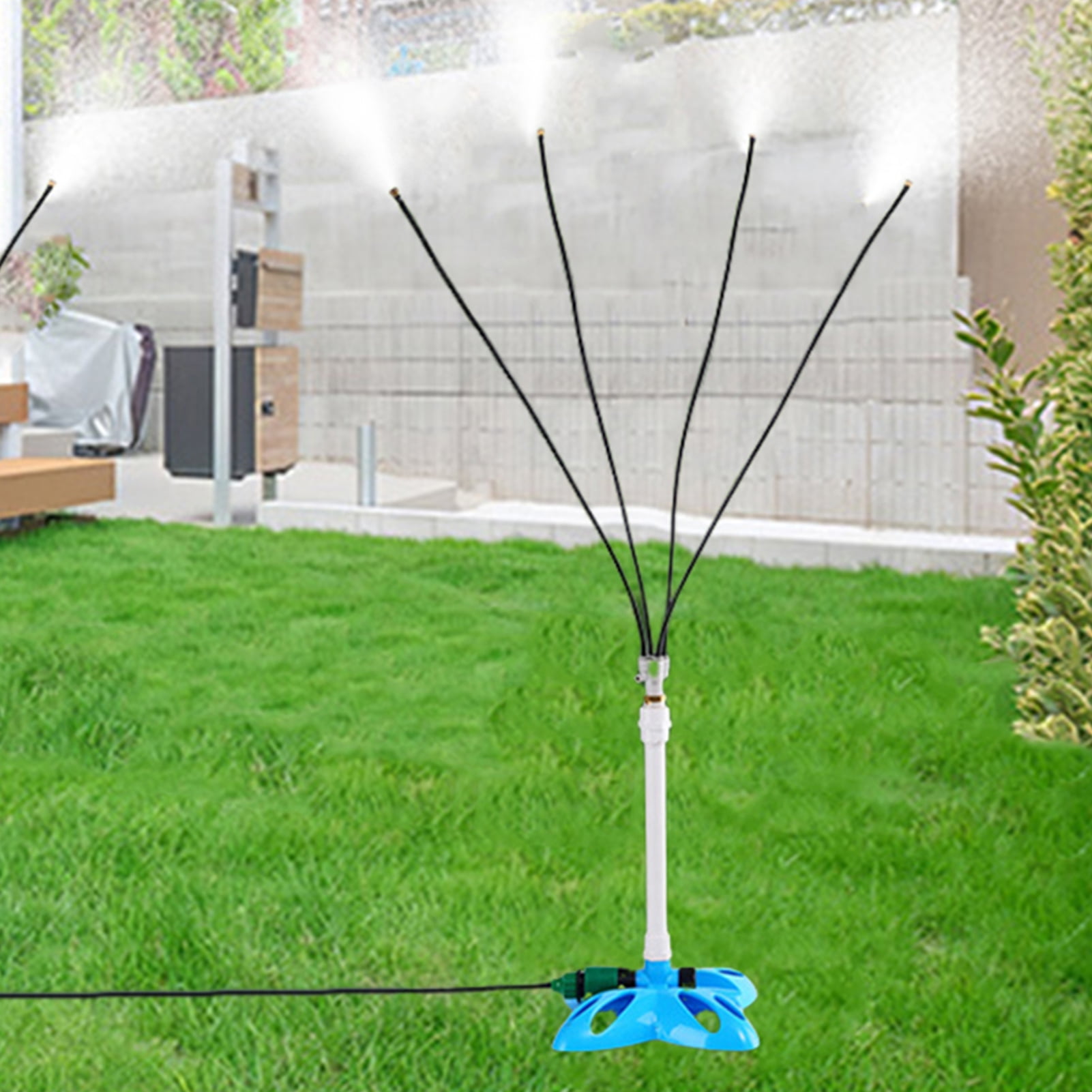 HEVIRGO Standing Mist System Outdoor Portable Misting Sprinkler with ...