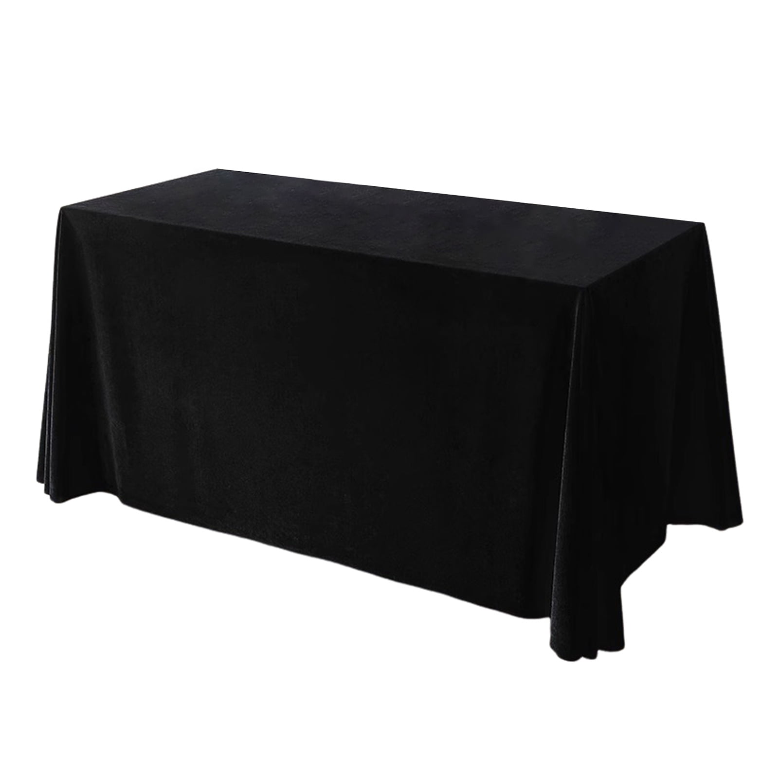 HEVIRGO Tablecloth Oblong Shape Easy Care Velvet Table Banquets Party ...