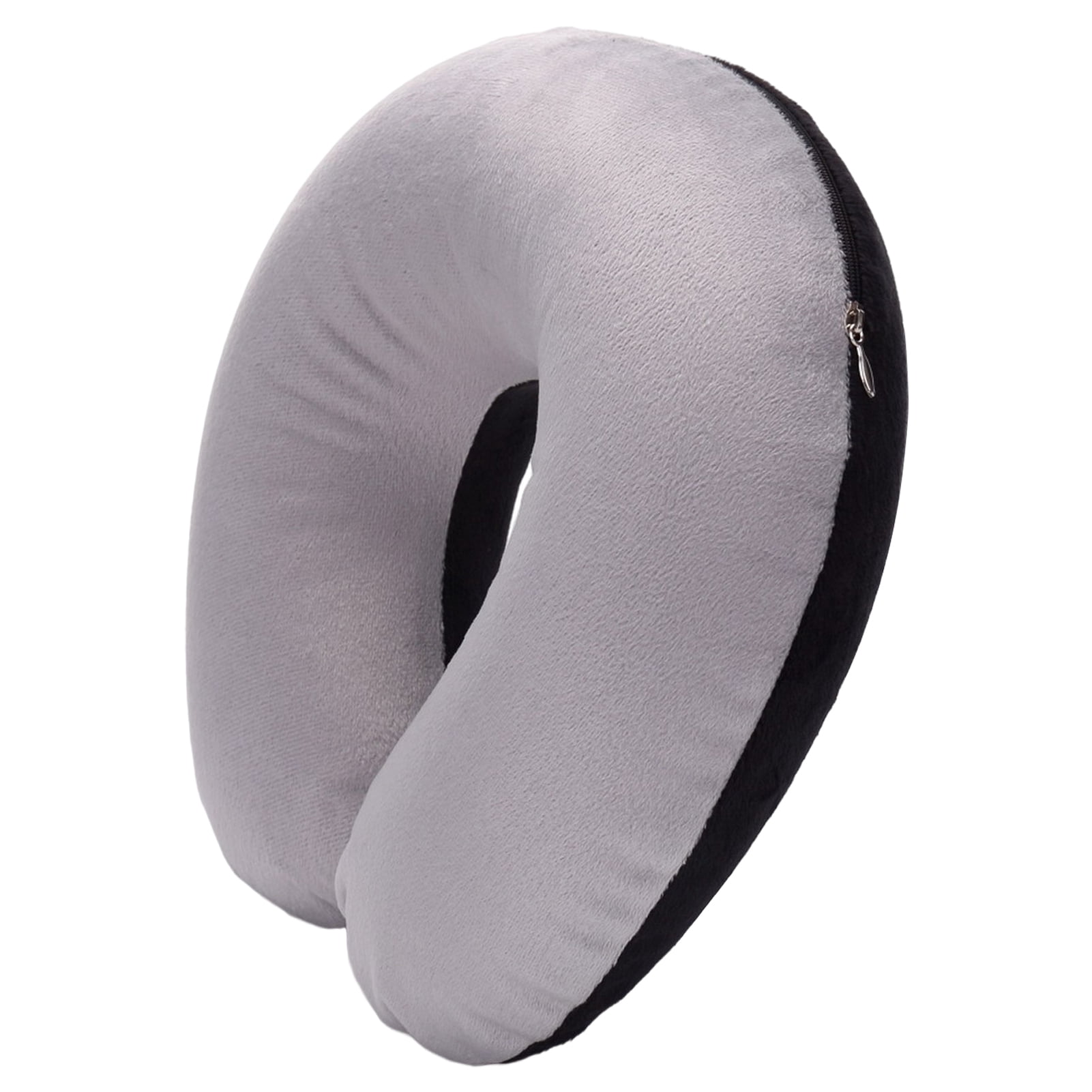 HEVIRGO U-shaped Neck Pillow Cushion, Inflatable Memory Foam Fatigue ...