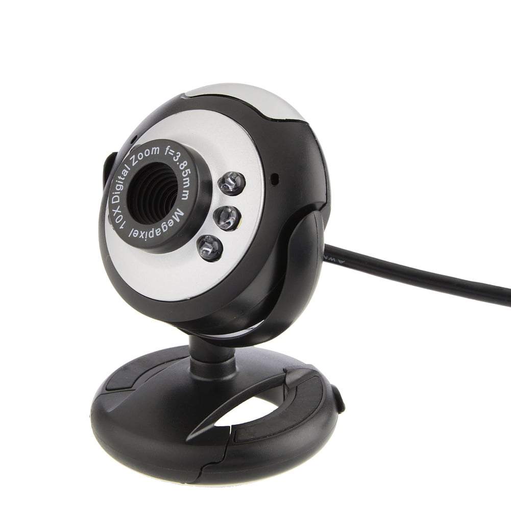 HEVIRGO USB Webcam Camera, High Clarity 12.0MP 6 LED Night Light Web ...
