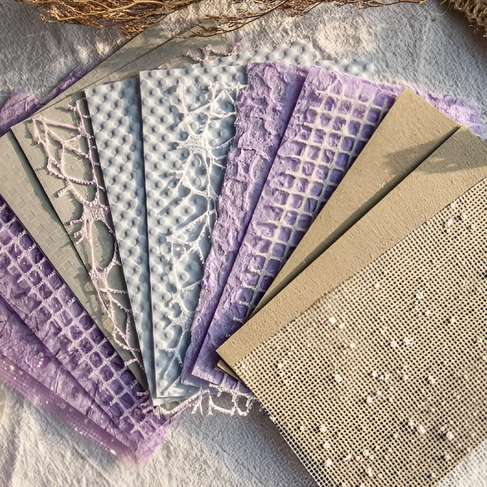 HEVSTIL 16Pcs Pcs Handmade YPF5 Scrapbook Craft Textured Scrapbook ...