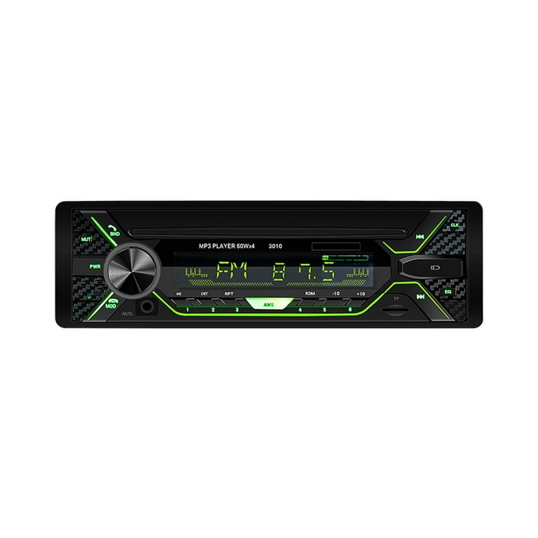 HEVXM Car Audio 7 Colors Digital LCD Display Car Stereo MP3 Player with USB WMAWAVFM AUXUSBTF In Dash Kit Walmart