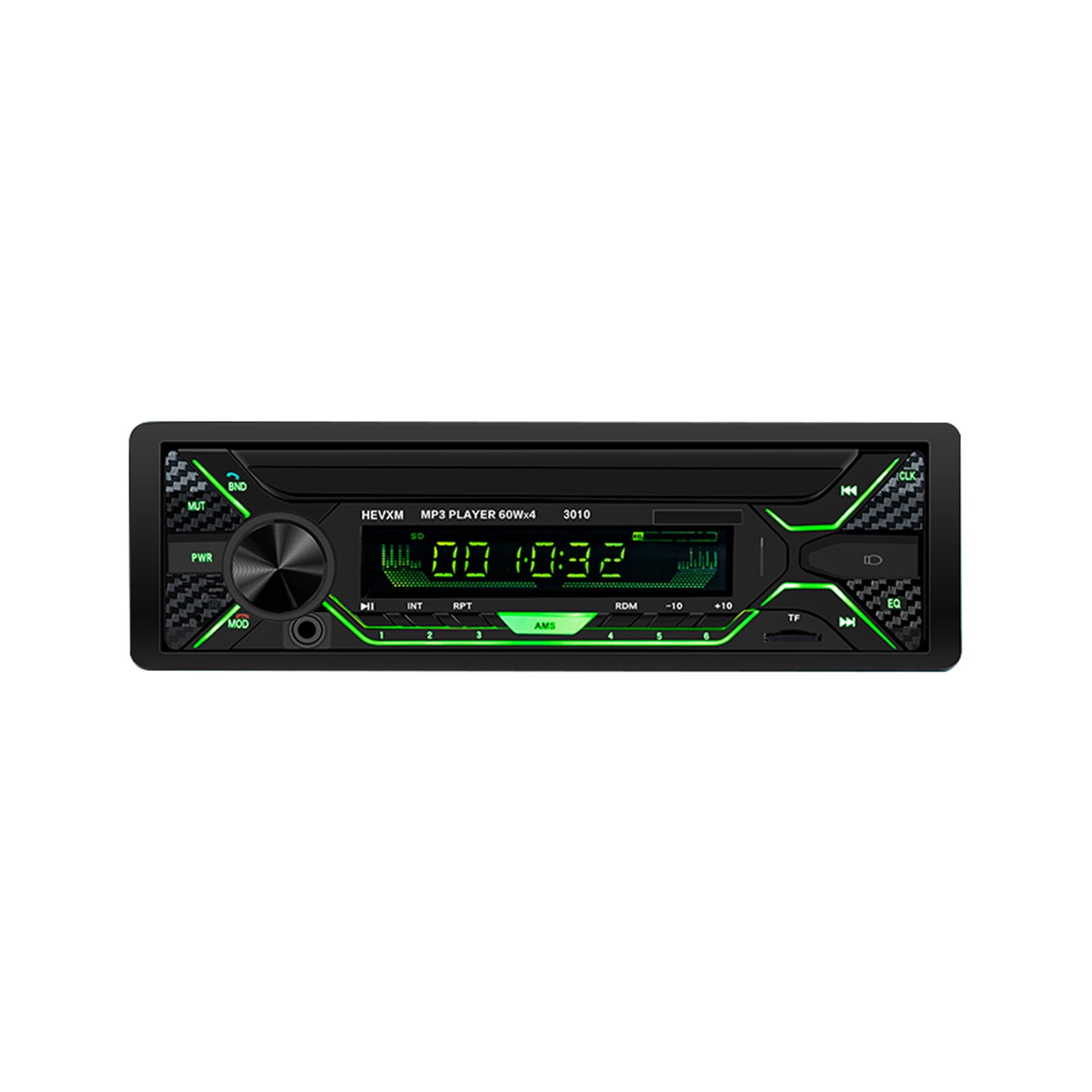 HEVXM Car Radio Audio 7 Colors Digital HD LCD Display Car BT Stereo MP3 ...