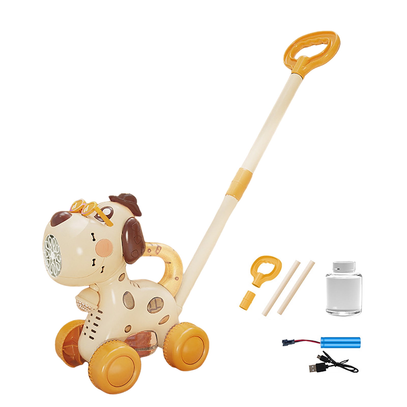 HEWUQI Automatic Bubble Machine forToddlers 1-3 Years Old Portable Dog ...