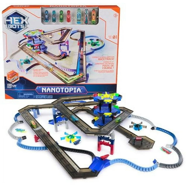 HEX BOTS Nanotopia, Sensory Toys for Kids & Cats with Over 130 Pieces ...