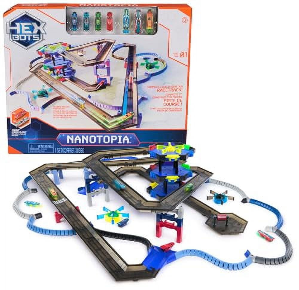 HEX BOTS Nanotopia, Sensory Toys for Kids & Cats with Over 130 Pieces ...