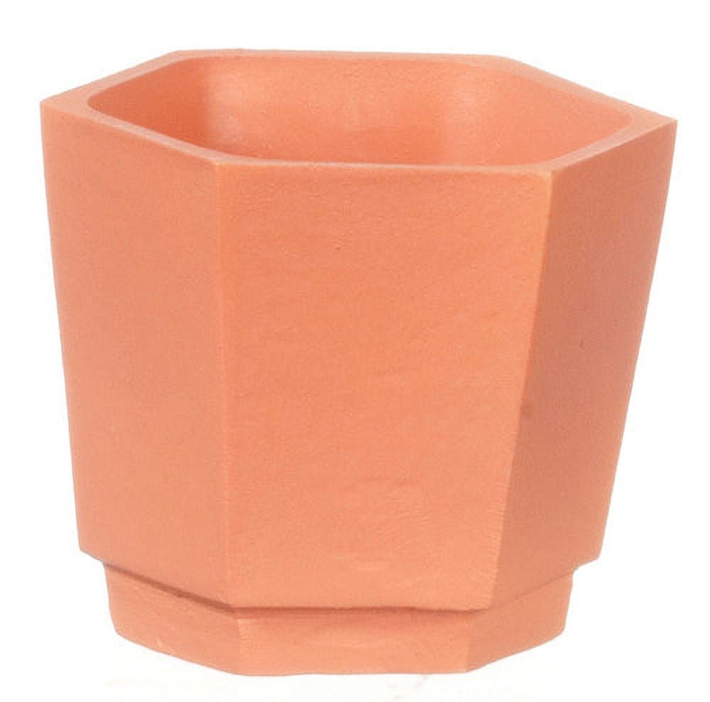 HEX.PLANTER/TERRA COTTA/6 Miniature Scale - Walmart.com