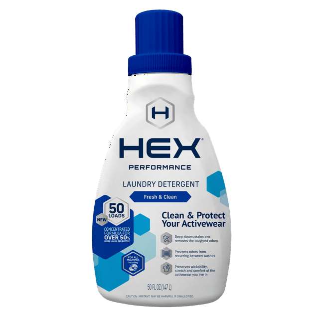 HEX Performance Fresh & Clean Scent Detergent, 50 loads - Walmart.com