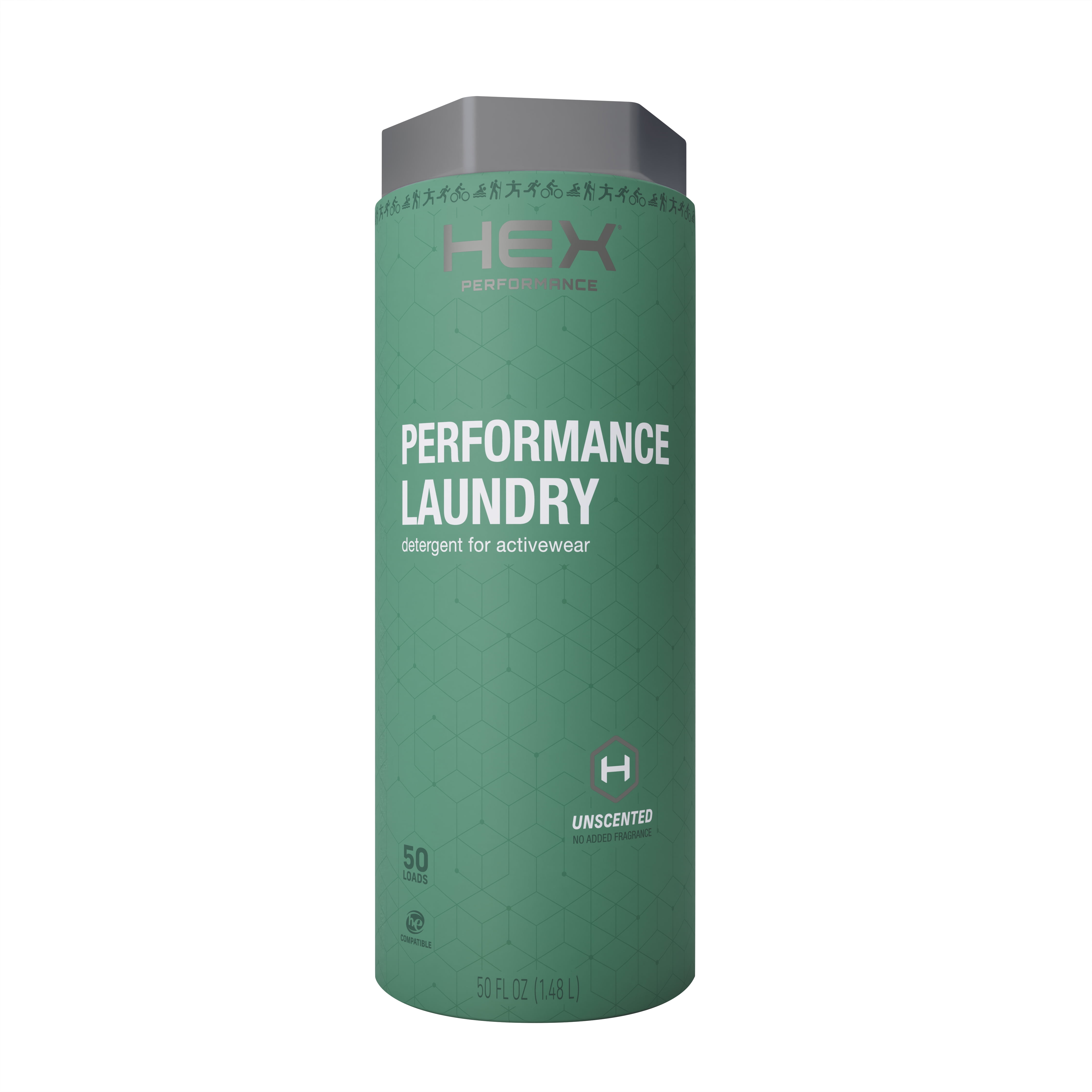 HEX Performance Laundry Detergent Unscented, 50oz 50ld - Walmart.com