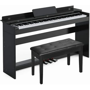 Glarry 88 Keys Full-Weighted Action Digital Piano with High Quality ...