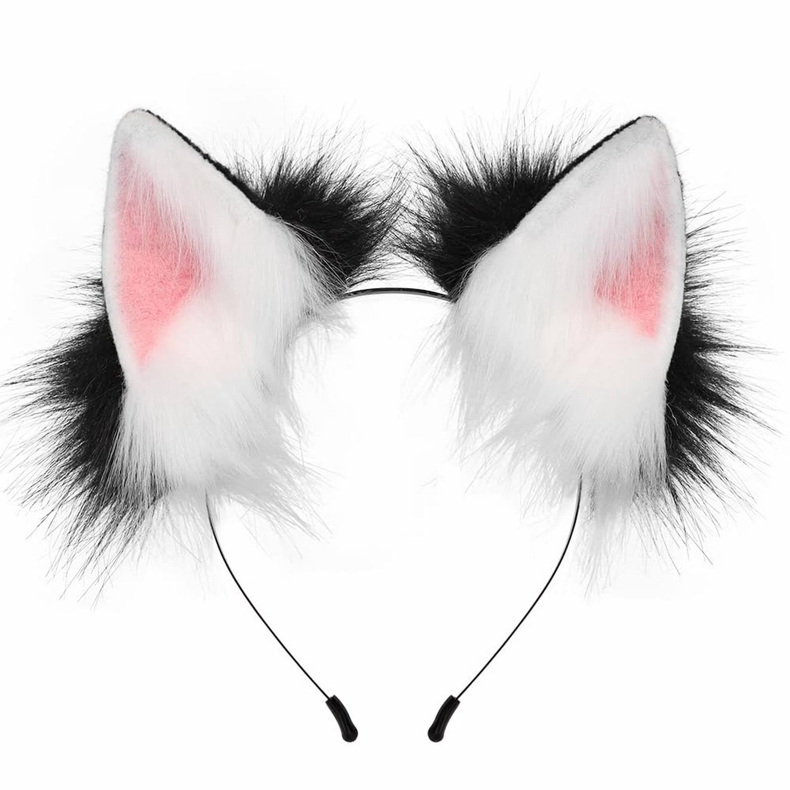 HEXBOOYOO 2025 New Arrival 1Pc Fox Long Fur Ears Hair Headwear, 2026 ...