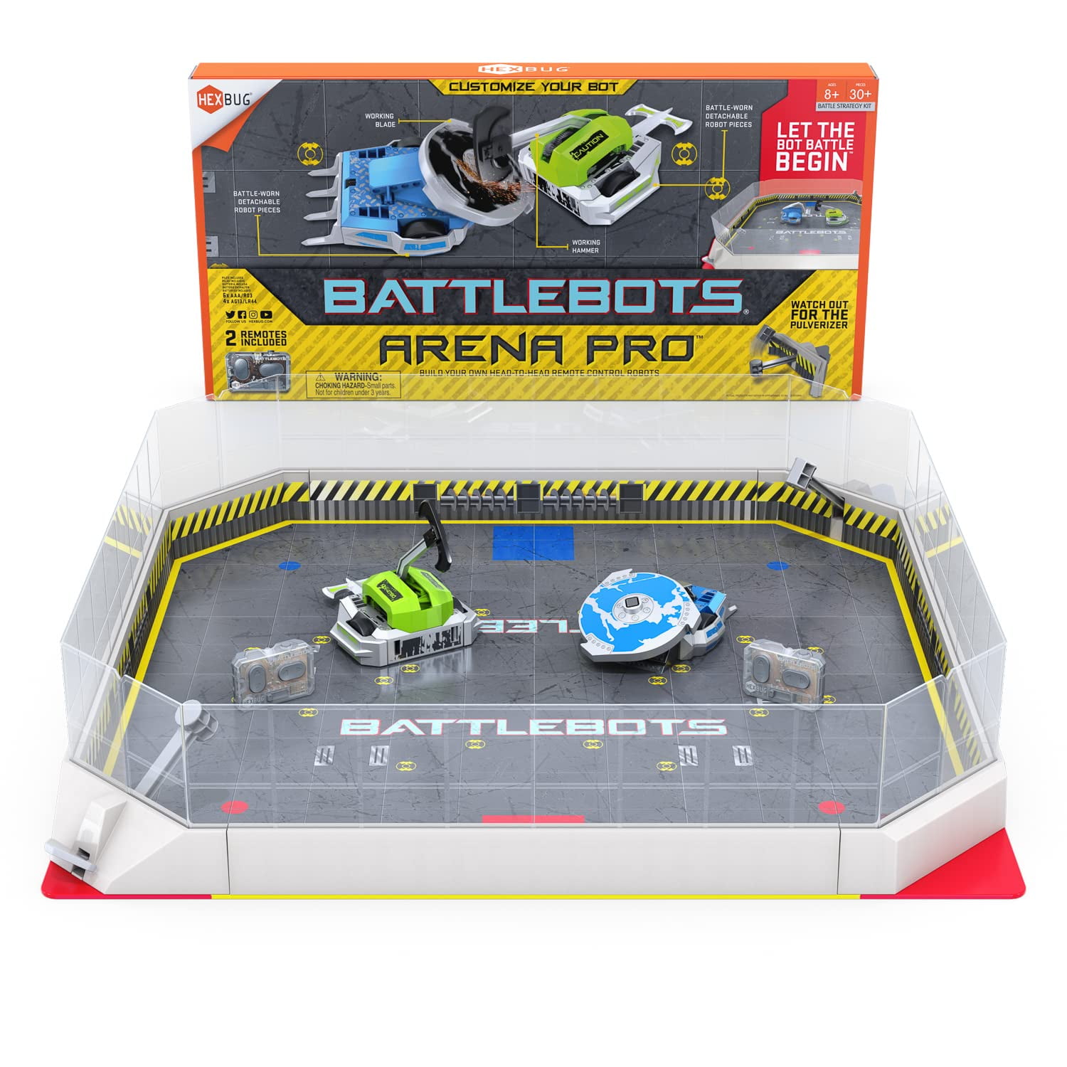 HEXBUG Battlebots Arena Pro - Robotic Toys for Kids - Walmart.com