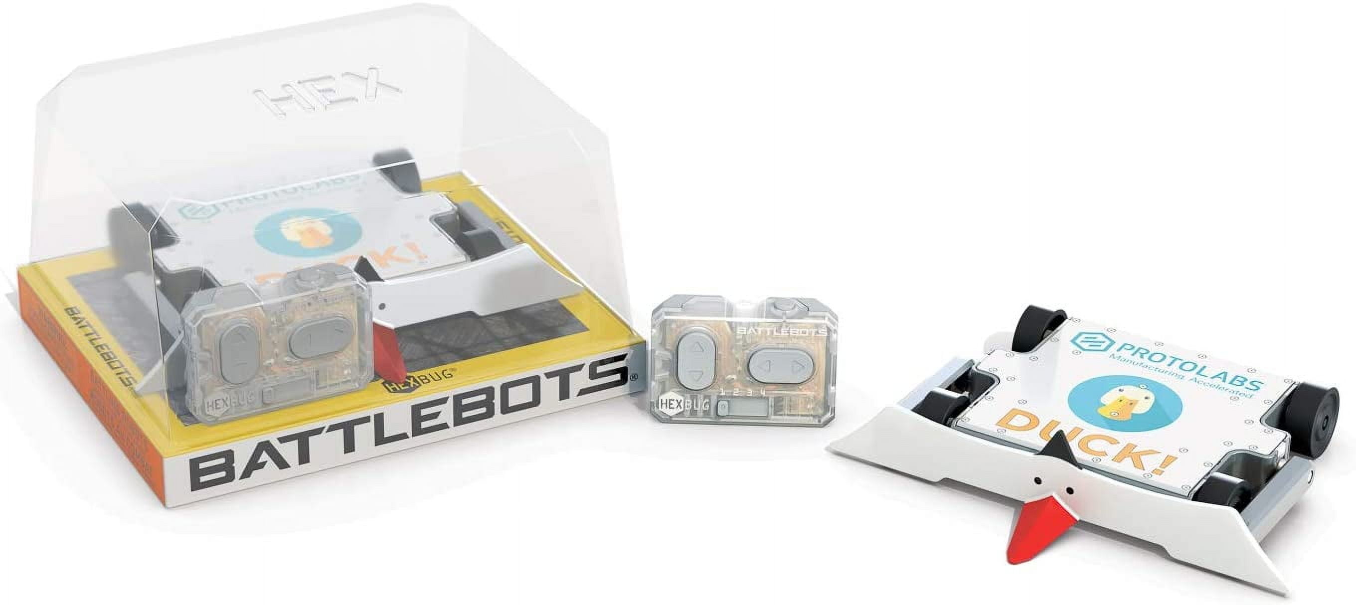 HEXBUG BattleBots Duck! Robot TV Show Metal Toy Figure - Walmart.com