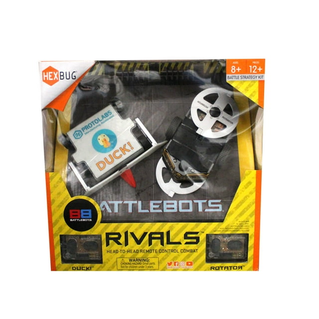 HEXBUG BattleBots Rivals 5.0 (Rotator and Duck!) Toys for Kids - Fun ...