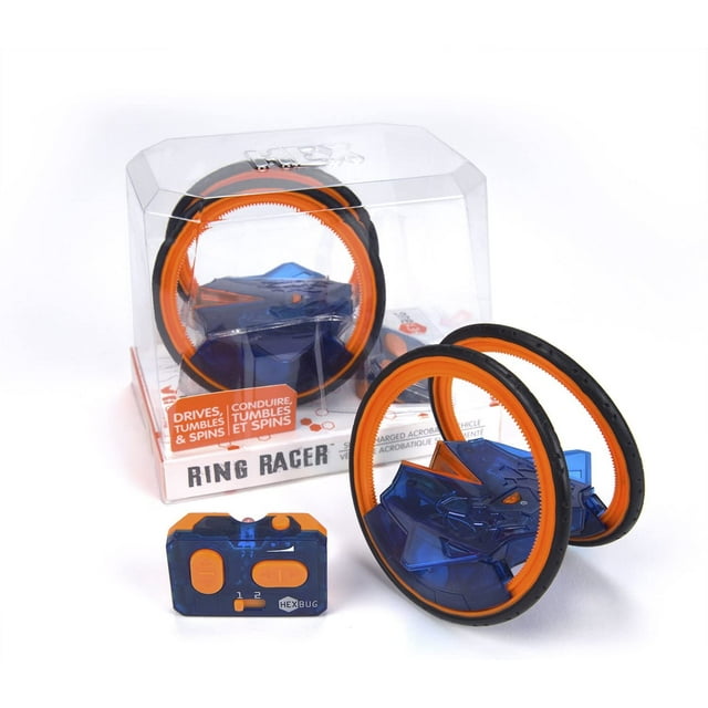 HEXBUG Ring Racer, Self-Stabilizing Rechargeable Remote Control Robot ...