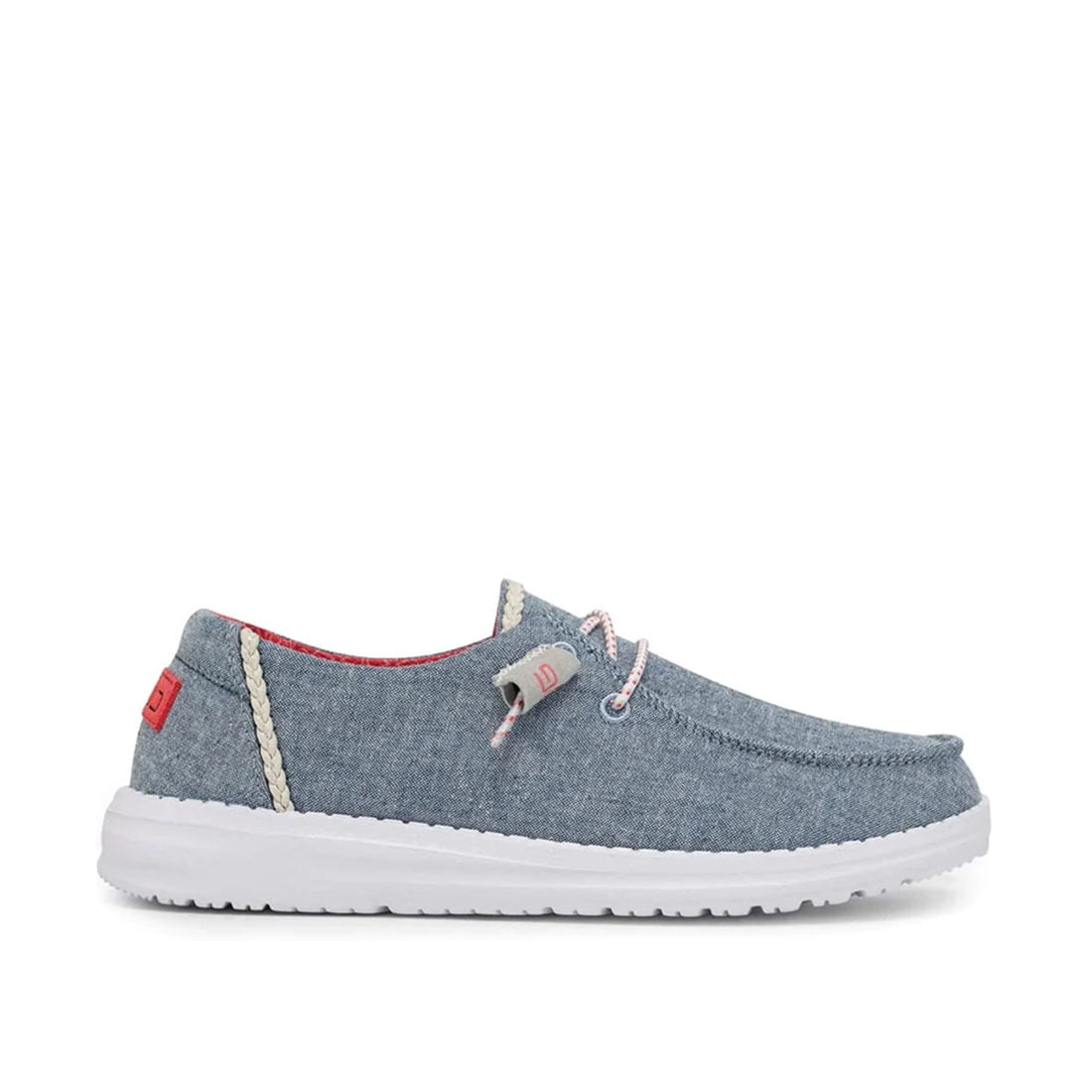 Hey Dude Women's Wendy Chambray Braid Indigo Size 7 Womens Shoes Womens ...