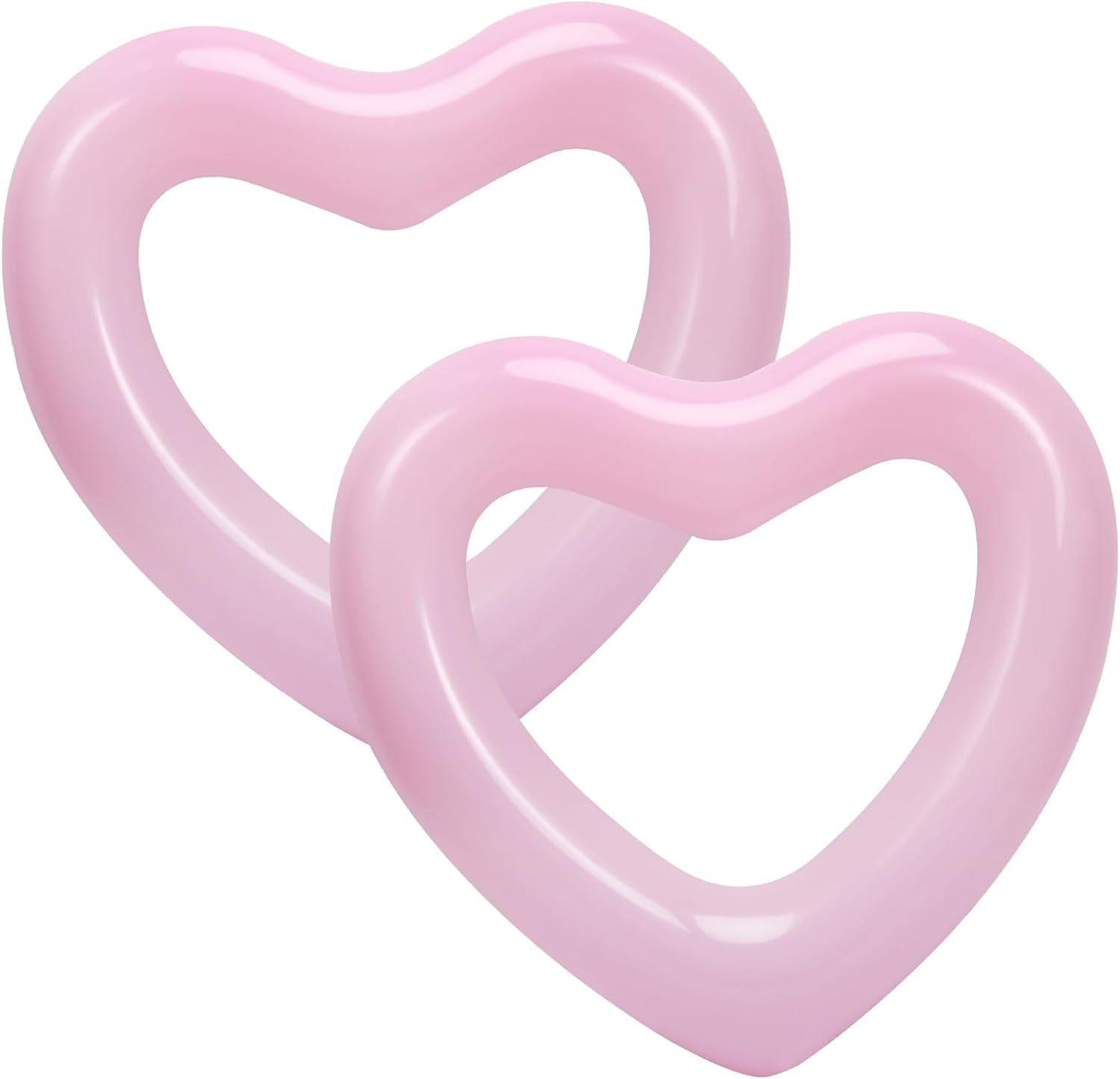 HEY! SPLASH Heart Pool Float, 【2 Pack】120 cm Heart Shaped Large Summer ...
