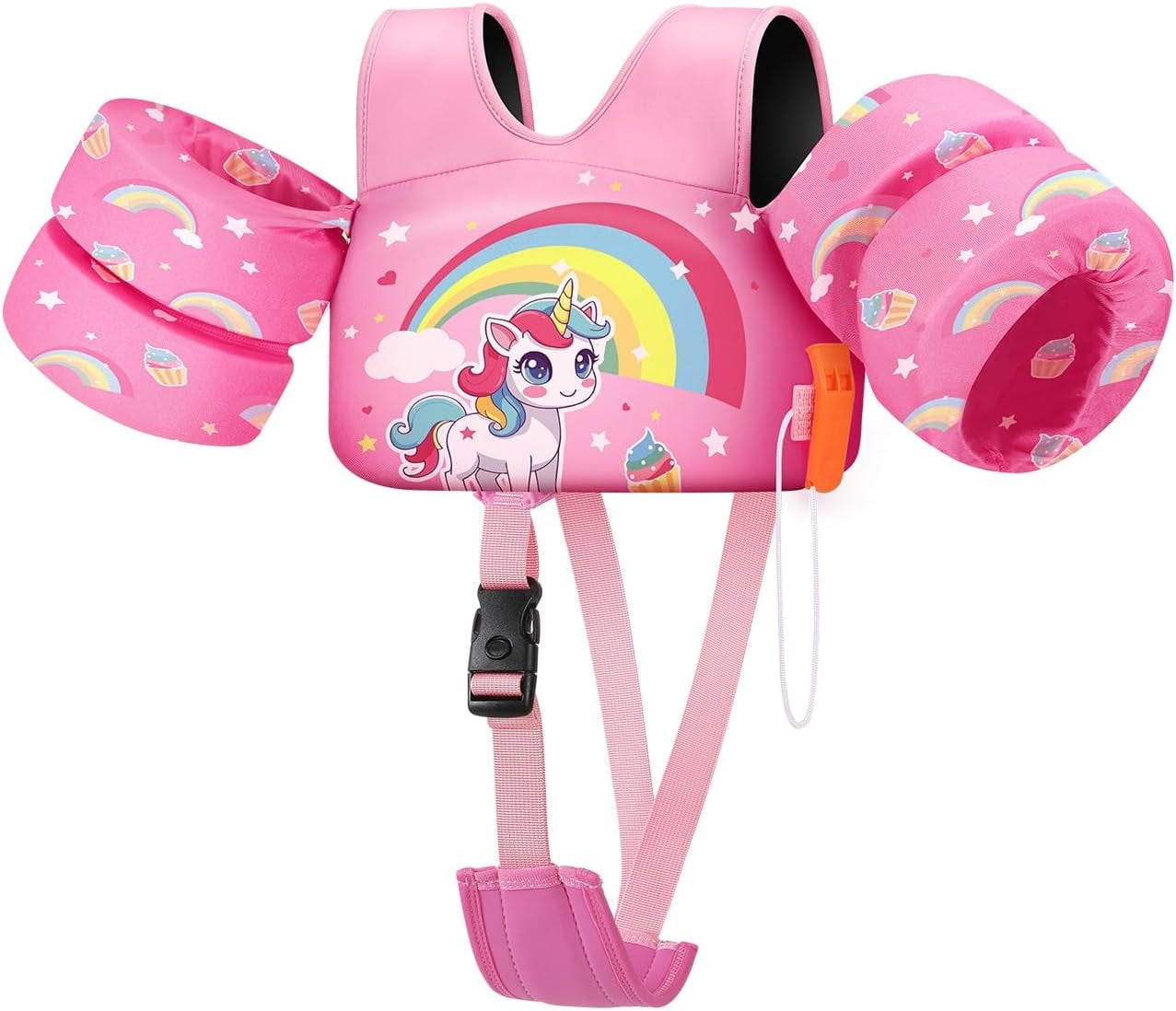 HeySplash Kids Swimming Vest, Adjustable Floaties for Children 13-30 ...