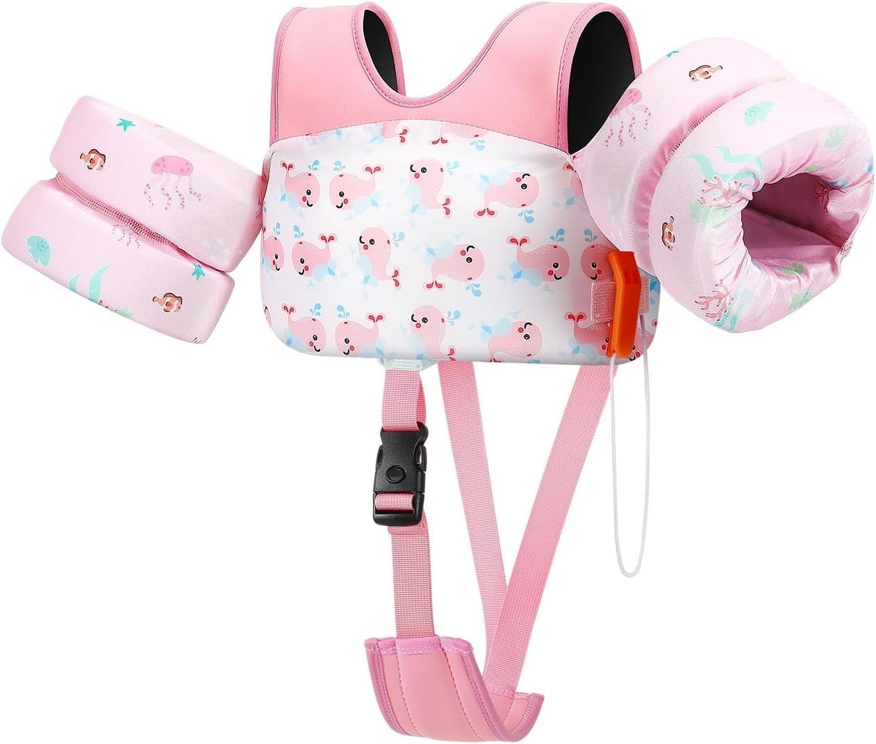 Heysplash Kids Swimming Vest Water Wing Arm Float with Adjustable ...