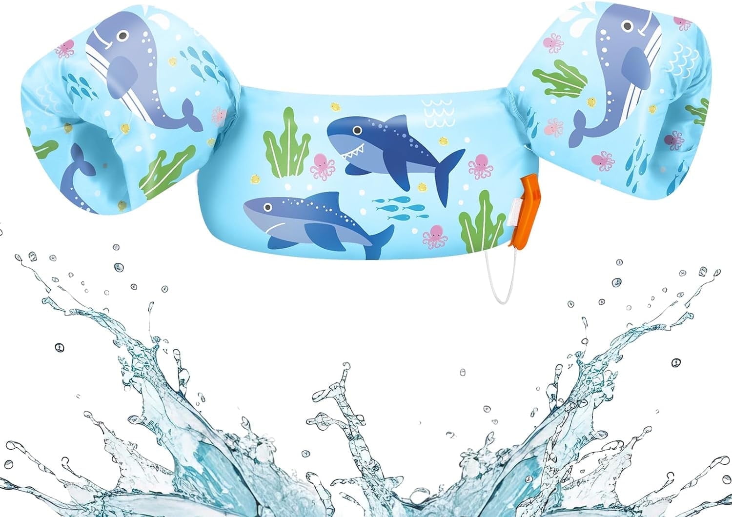 Heysplash Child Floater, Toddler Learn Swim Vest, Adjustable Strap, 20 ...