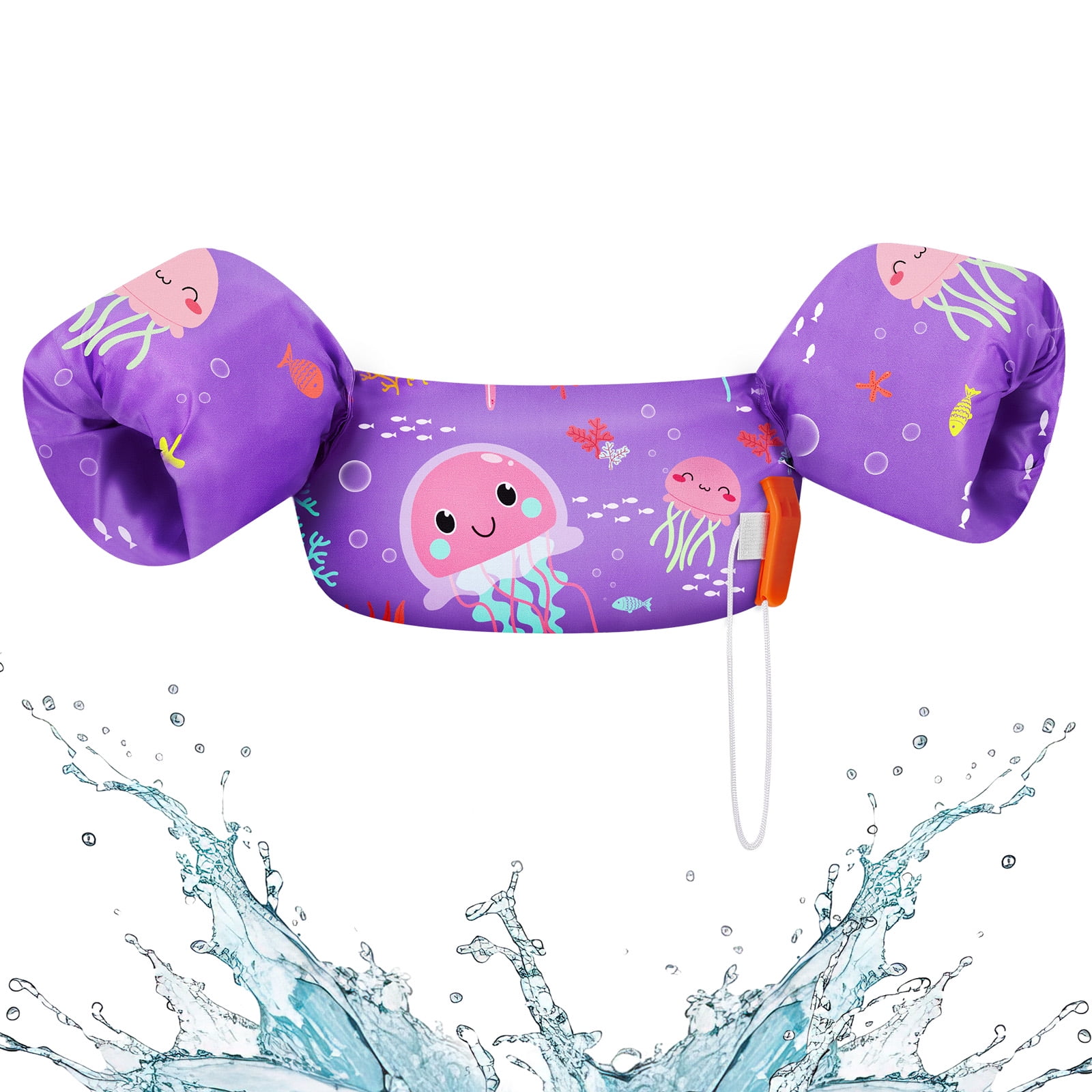 HeySplash Swim Vest for Kids, Arm Floaties, 20-70 lbs, Adjustable Strap ...