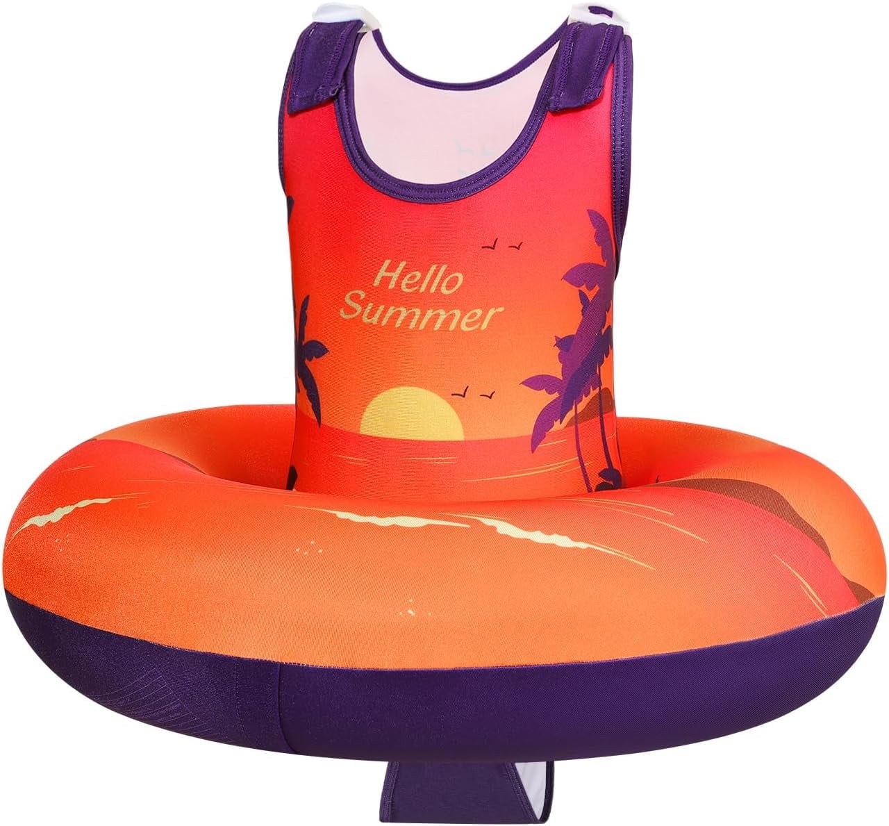 HEY!SPLASH Toddler Swim Vest for Age 3-6, Swim Trainer Vests with ...