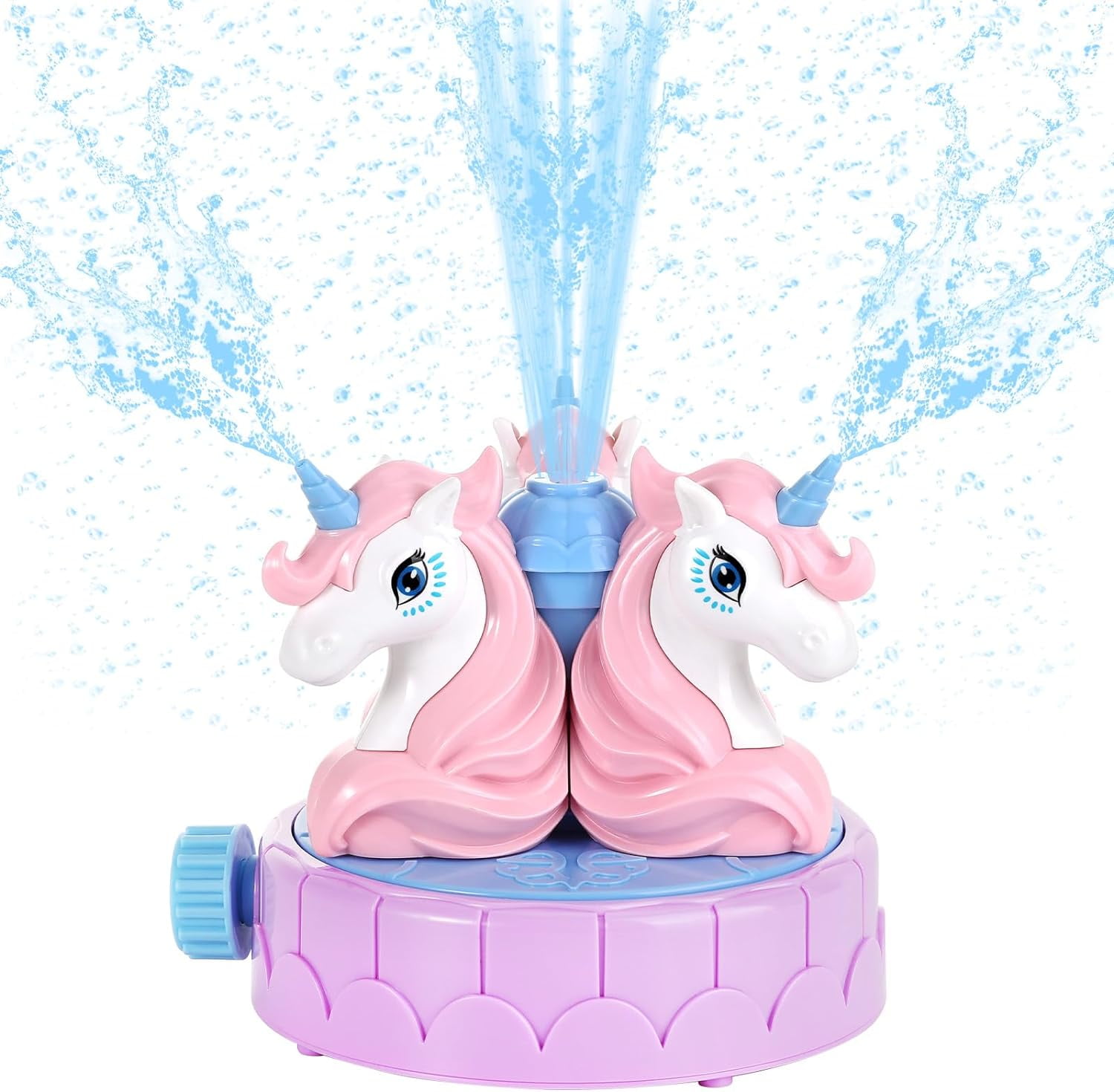 HEY! SPLASH Water Sprinkler for Kids, 360° Rotation Kids Sprinkler ...