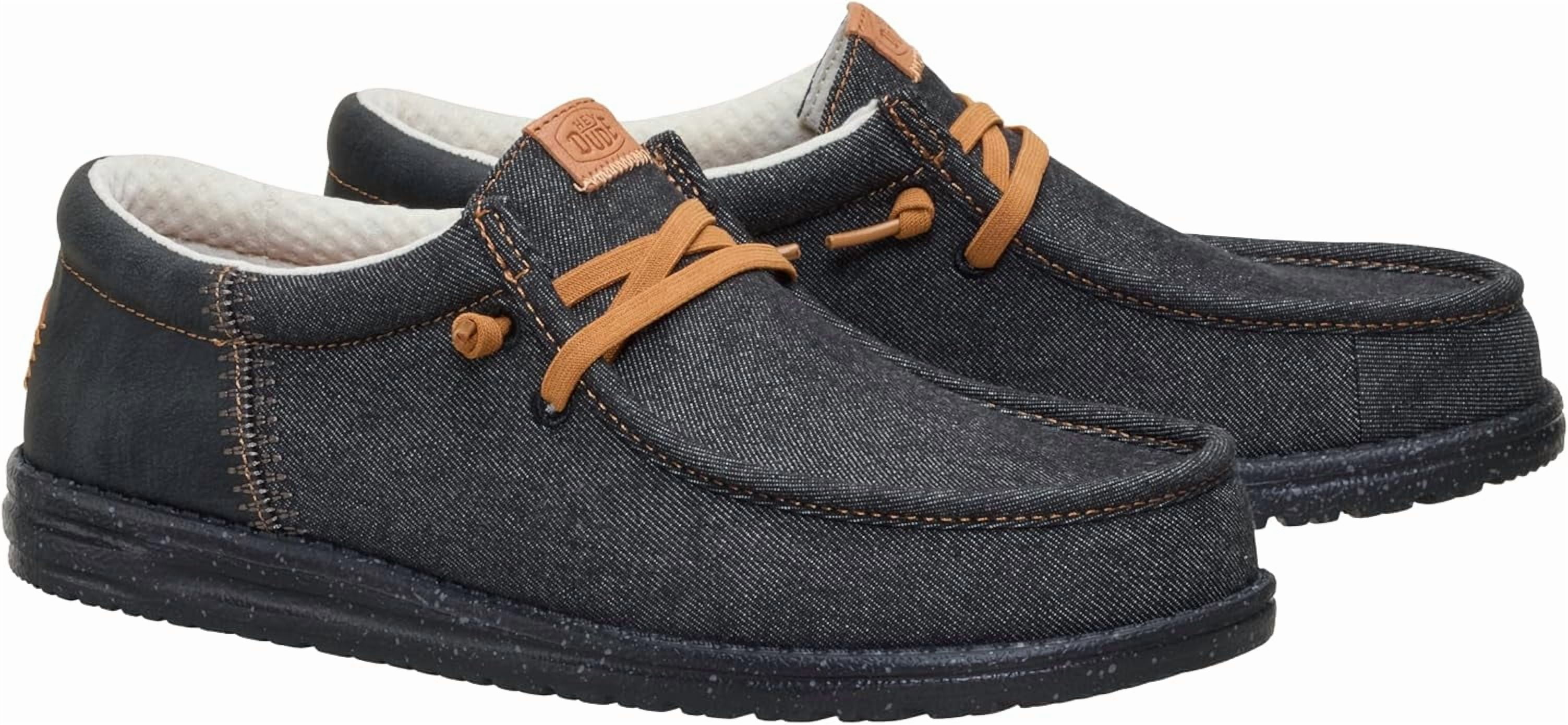 HEYDUDE Wally Funk Denim Black Men's Size 13 - Walmart.com