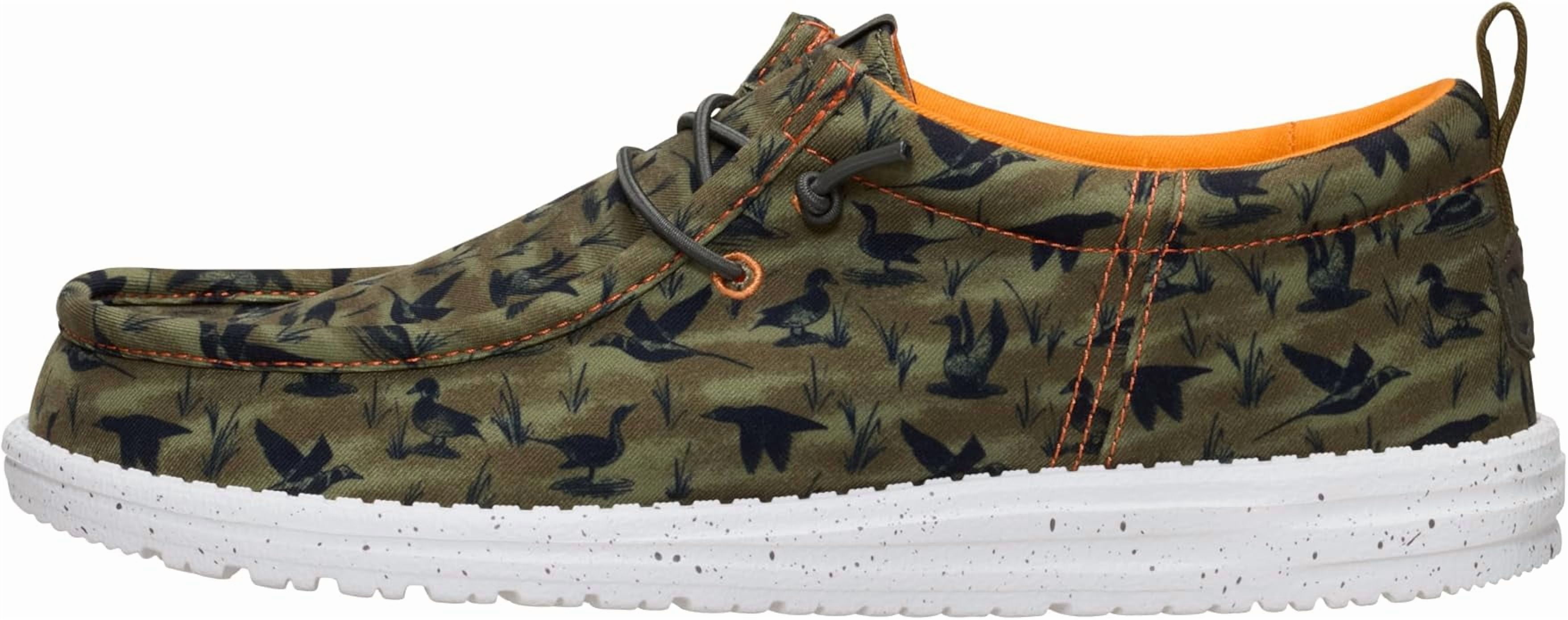 HEYDUDE Wally Funk Duck Print Dark Olive/Multi for Men Size 12 ...