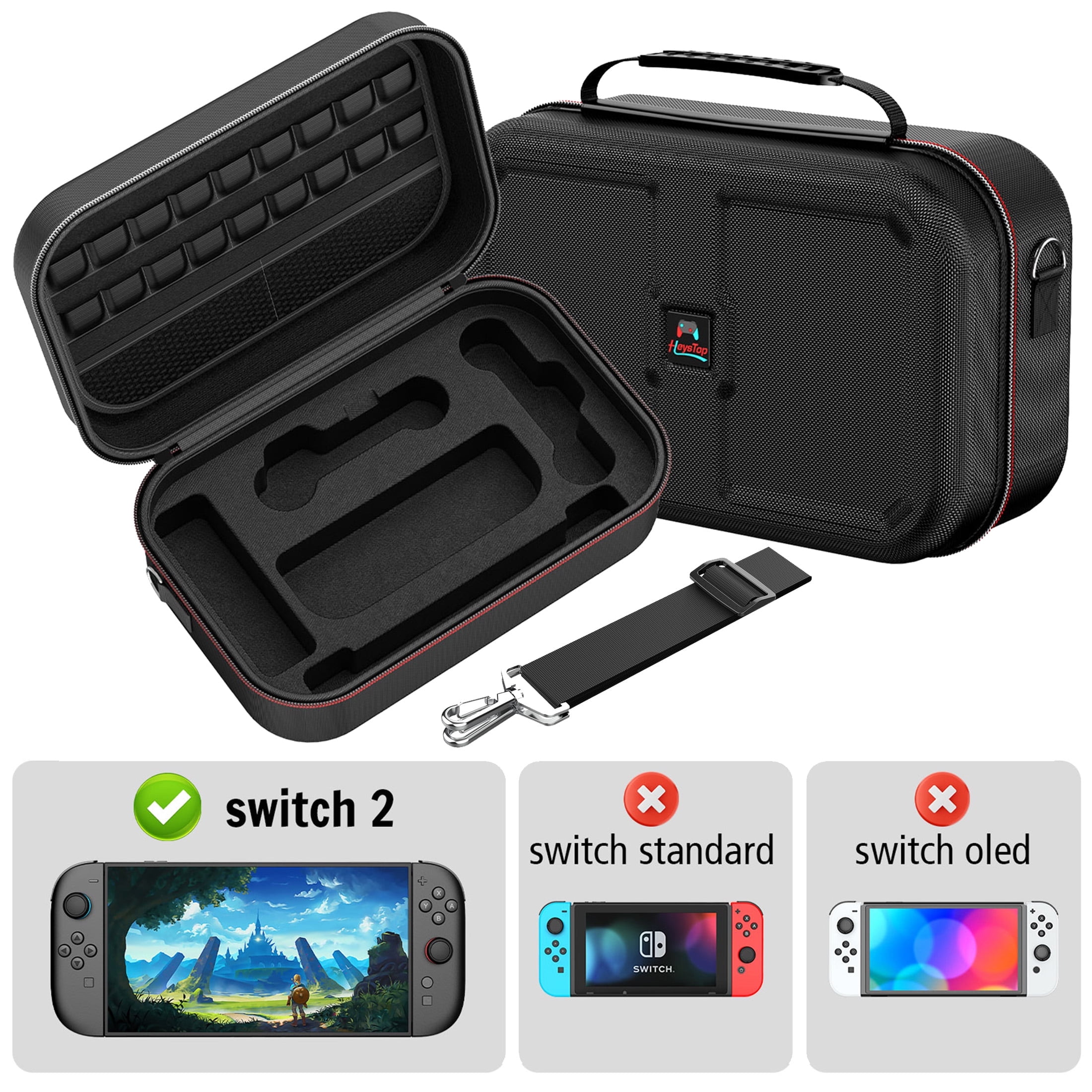 HEYSTOP Carrying Storage Case for Nintendo Switch 2 – Protective Travel ...