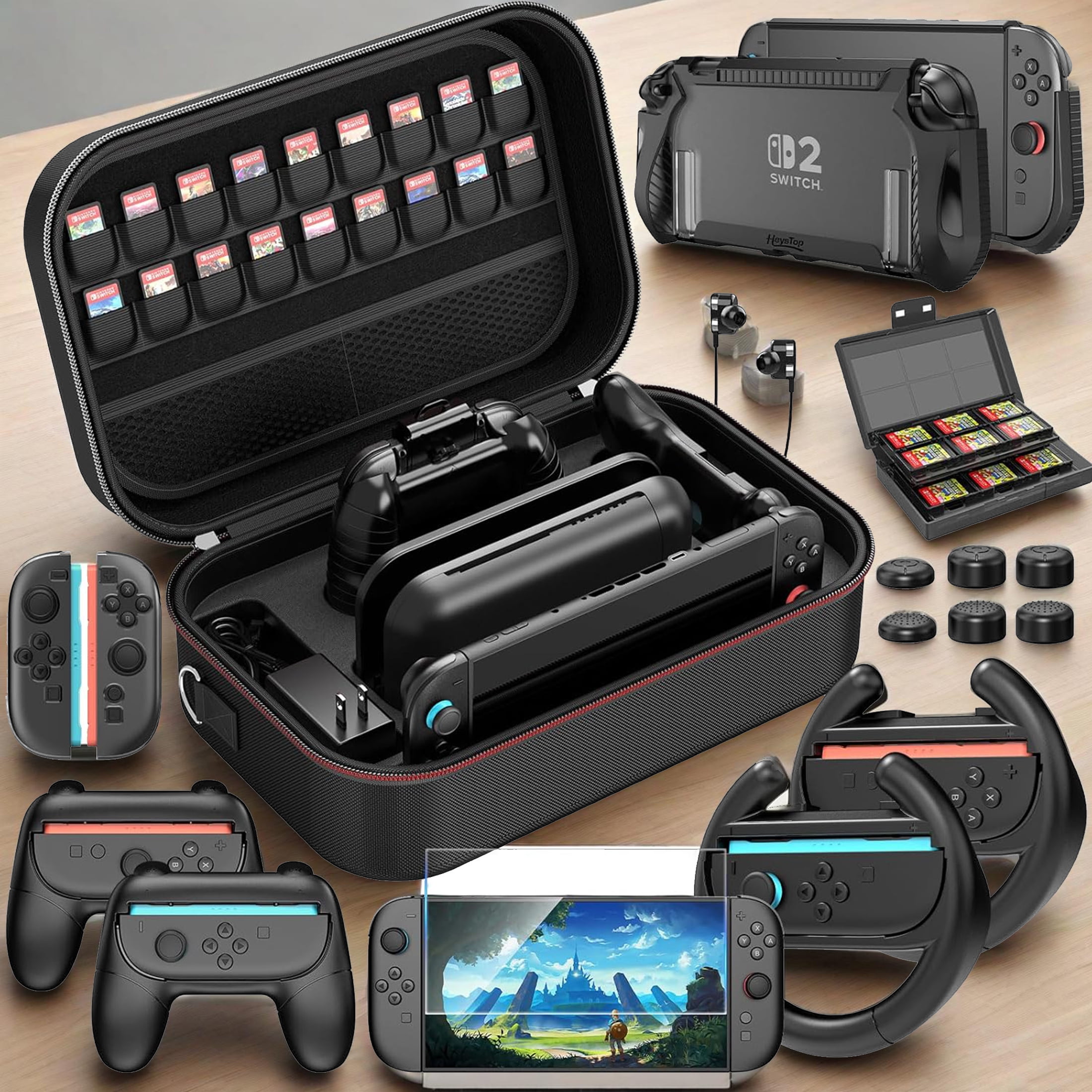 HEYSTOP Case for Nintendo Switch 2 Accessories Bundle with Switch 2 ...