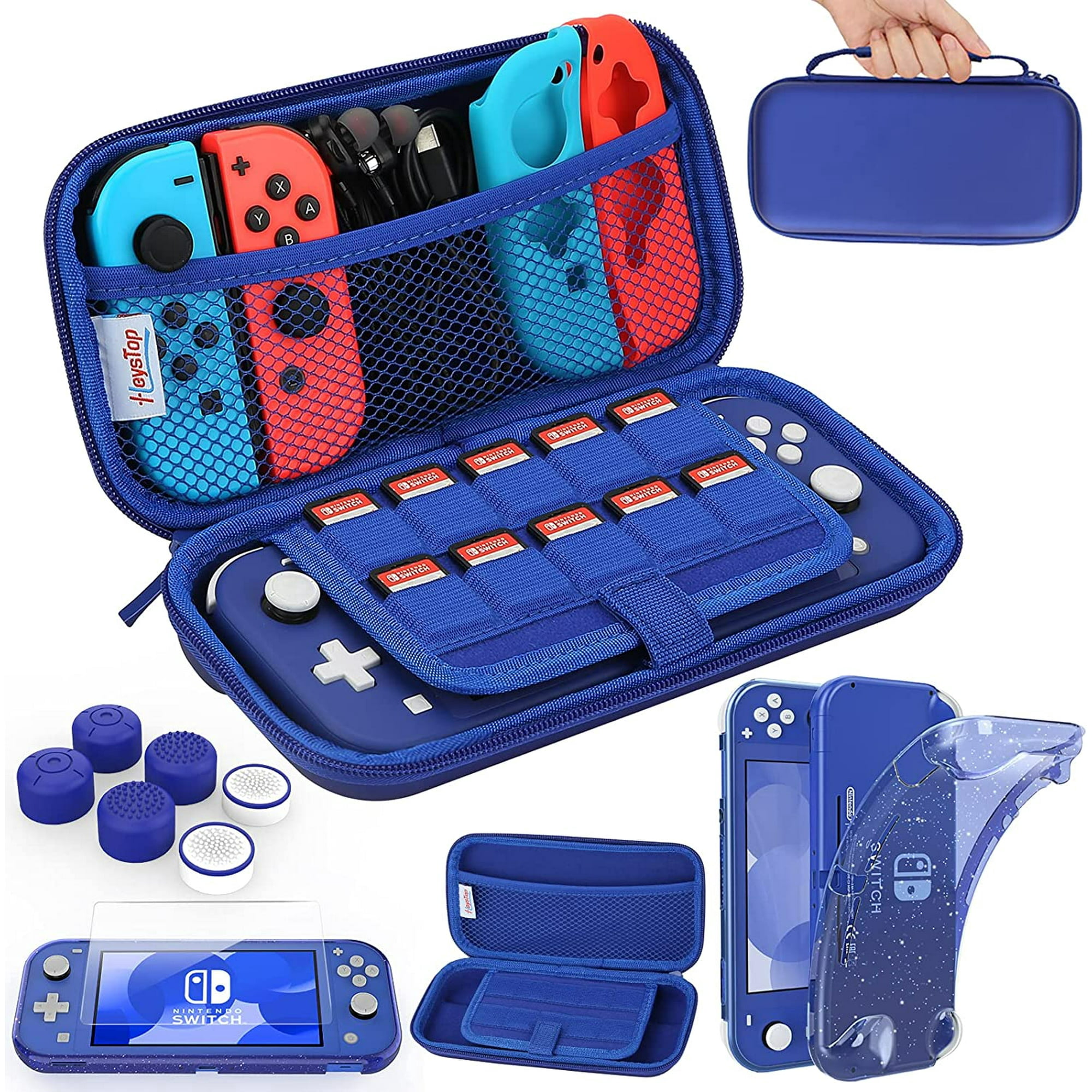 HEYSTOP Nintendo Switch Lite Case with TPU Glitter Protective Case and ...