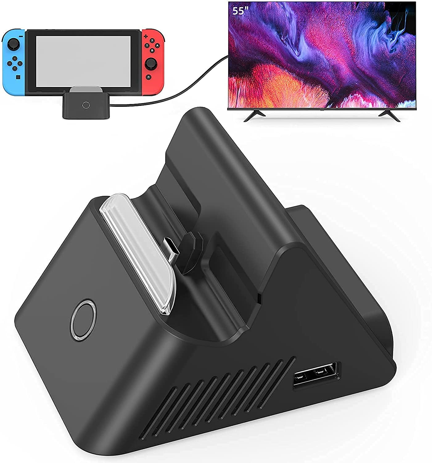 HEYSTOP Switch Dock for Nintendo Switch with HD HDMI, Portable Switch ...