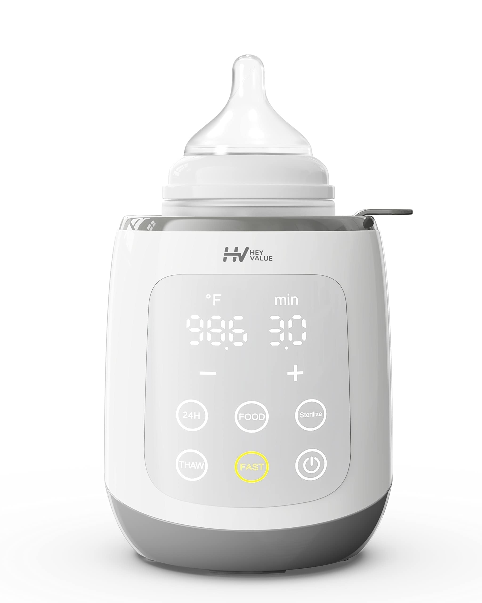 HEYVALUE Bottle Warmer, 10-in-1 Fast Baby Food Heater&Thaw BPA-Free ...