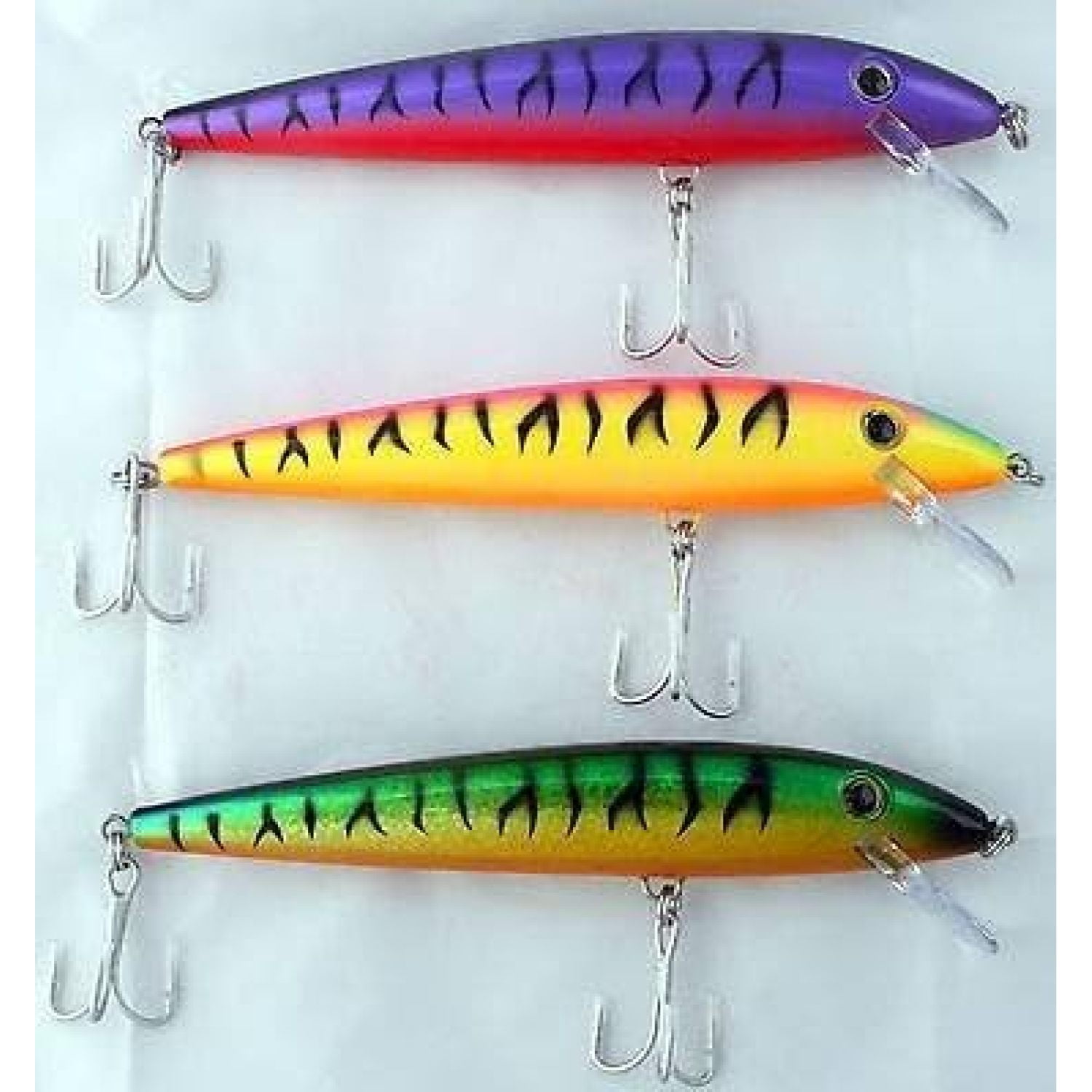 HElectQRIN 3 New 7 INCH Musky Muskie Lures CRANKBAIT Rattle Catfish ...